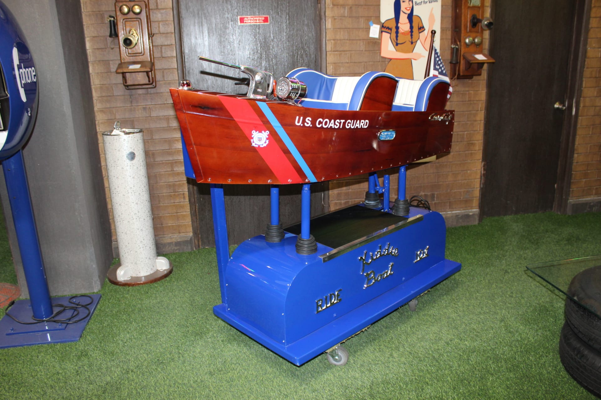 Coast Guard Boat Coin-Operated Kiddie Ride 70x29x60 at Las Vegas 2019 ...
