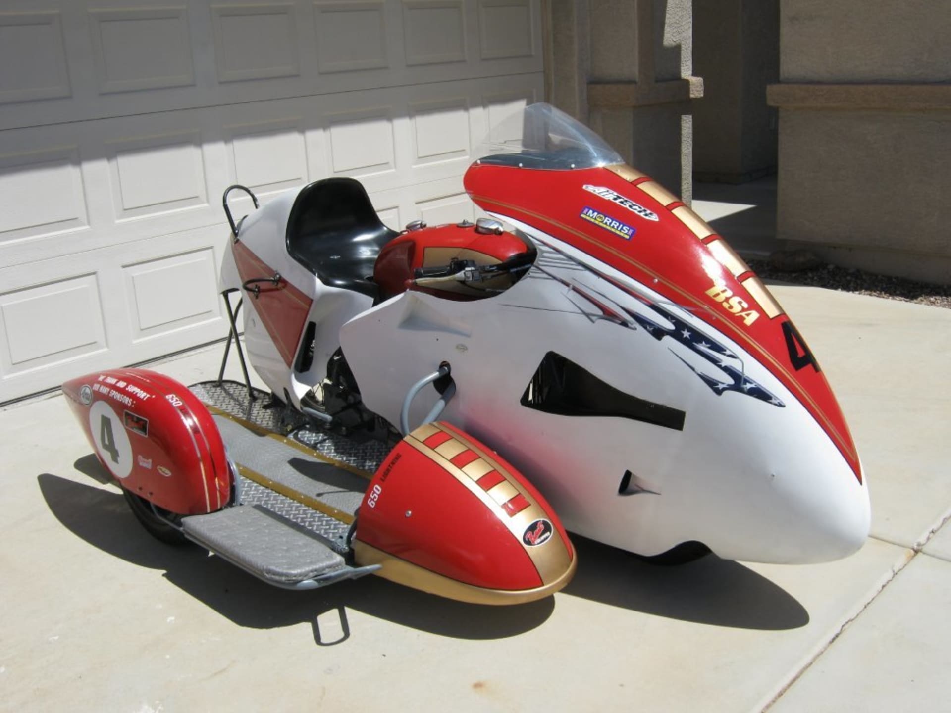 1966 BSA A65 Racer with Sidecar at Las Vegas Motorcycles 2014 as F248 ...