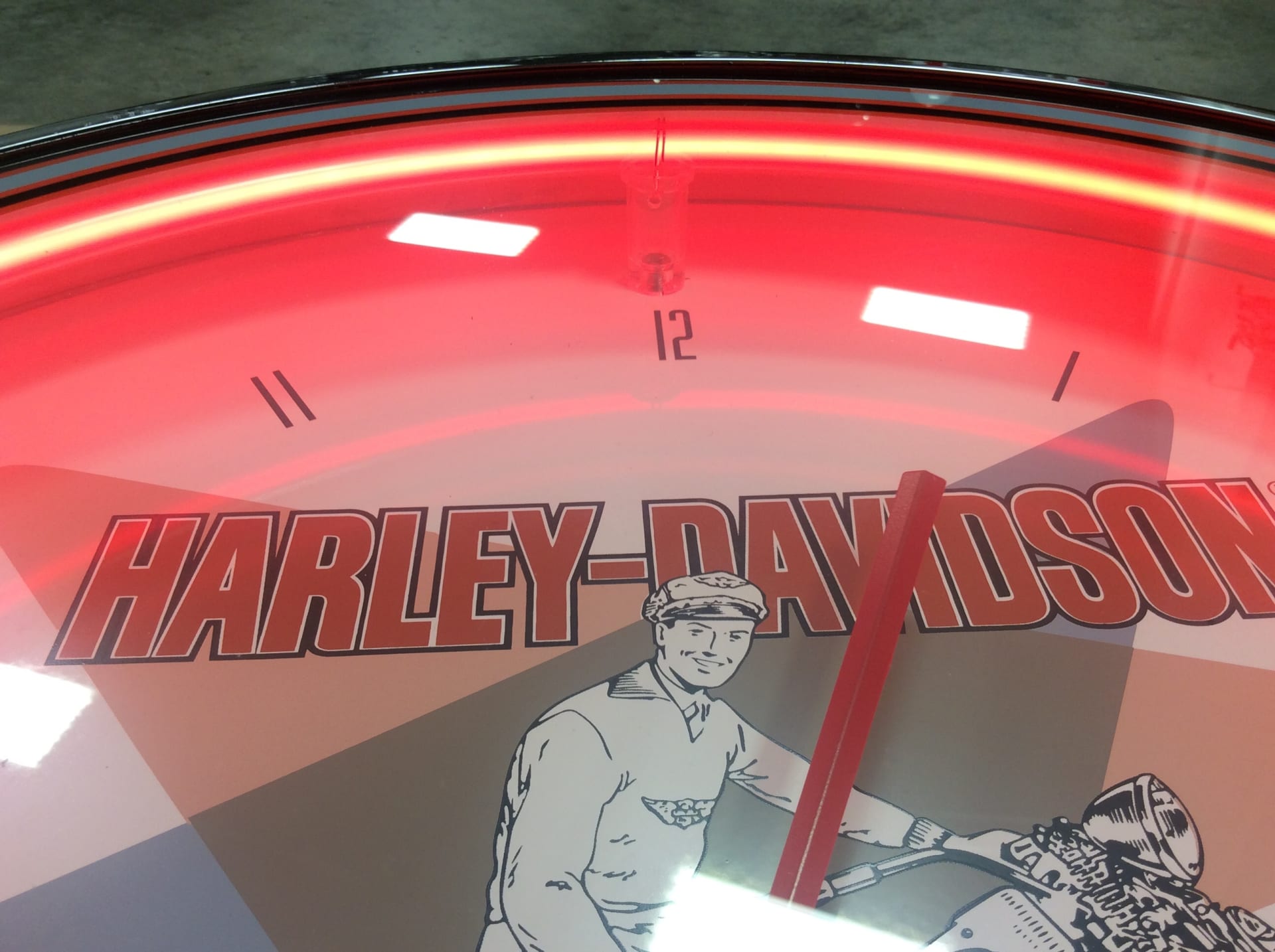 Harley-Davidson Milwaukee Neon Clock 19 Inch at Las Vegas Motorcycles ...