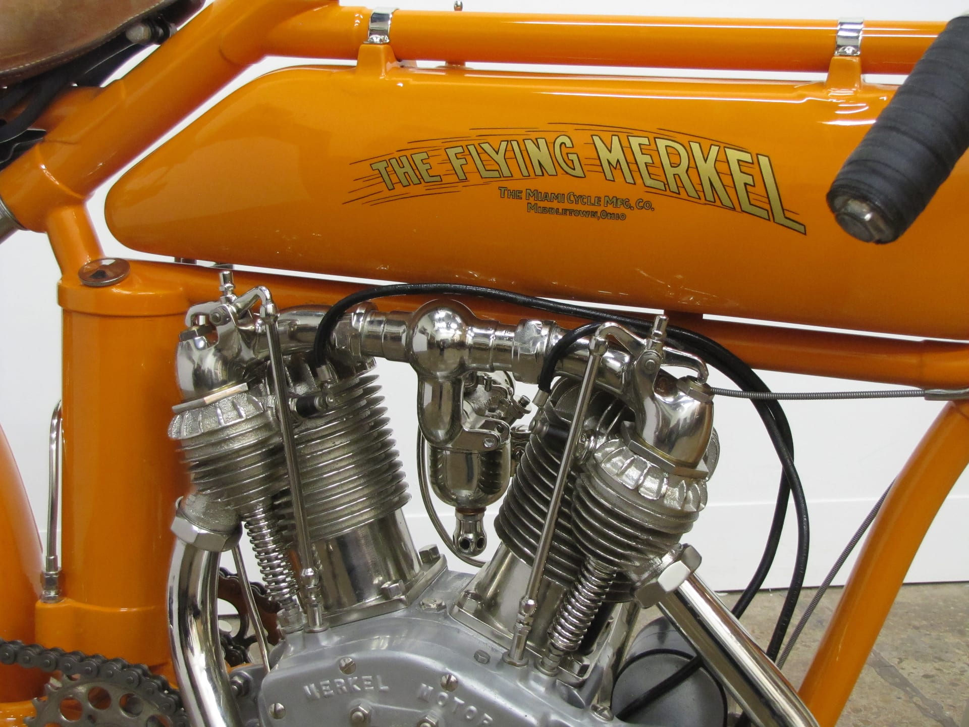 1915 Flying Merkel V-Twin Racer at Las Vegas Motorcycles 2017 as F138 - Mecum Auctions