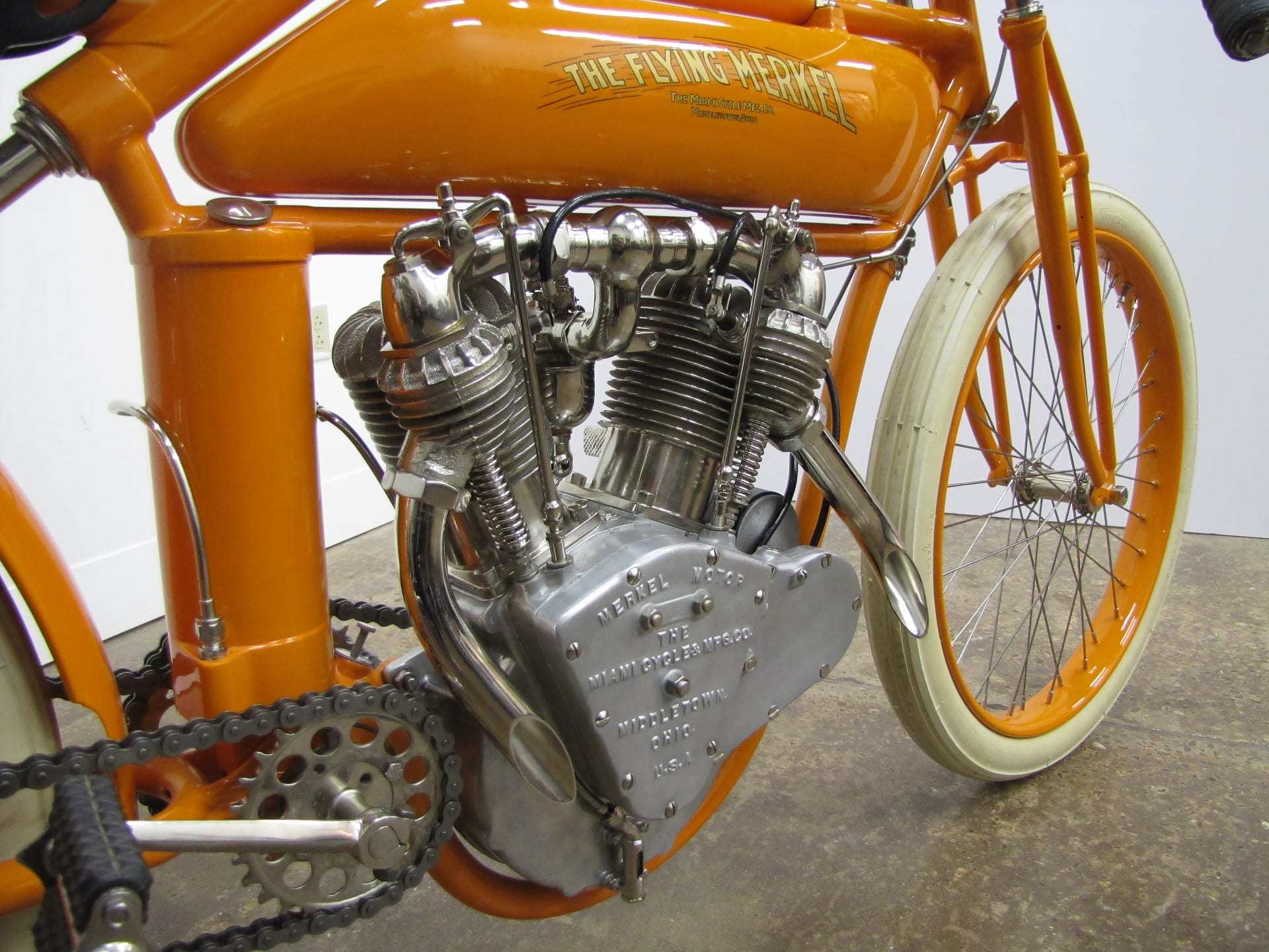 1915 Flying Merkel V-Twin Racer at Las Vegas Motorcycles 2017 as F138 - Mecum Auctions