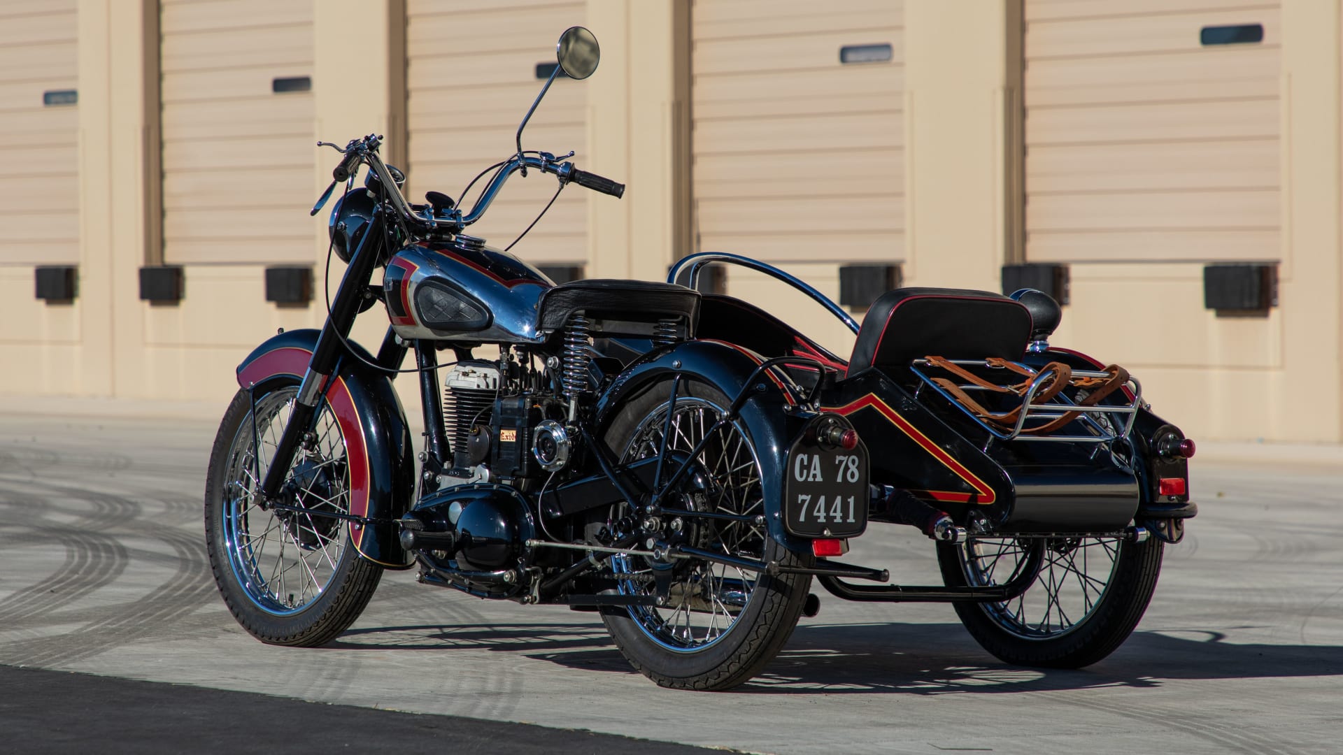 1950 BSA M20 W/Sidecar at Las Vegas Motorcycles 2019 as S41 - Mecum ...
