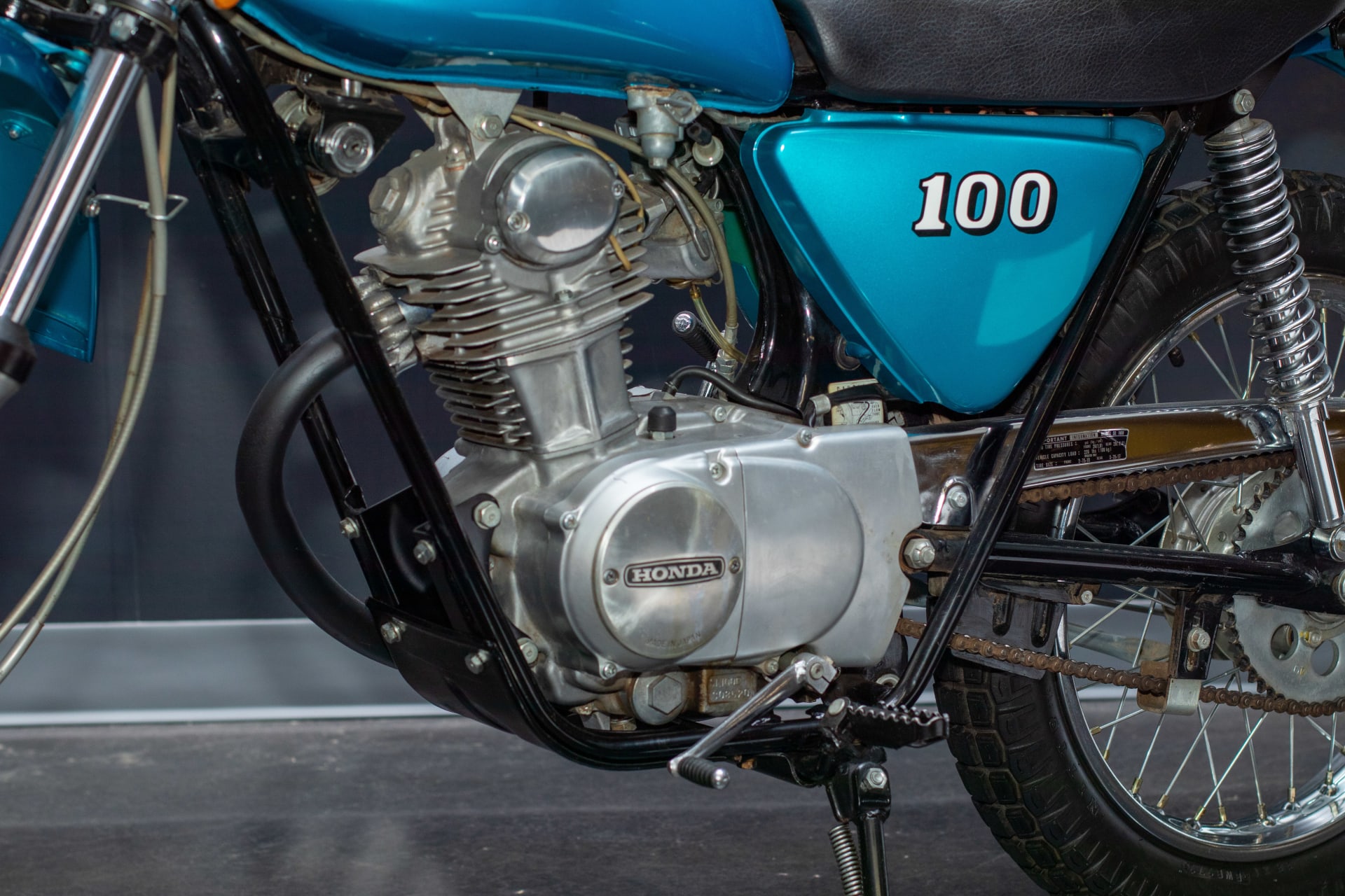 1973 Honda SL100 at Las Vegas Motorcycles 2020 as T182 - Mecum Auctions