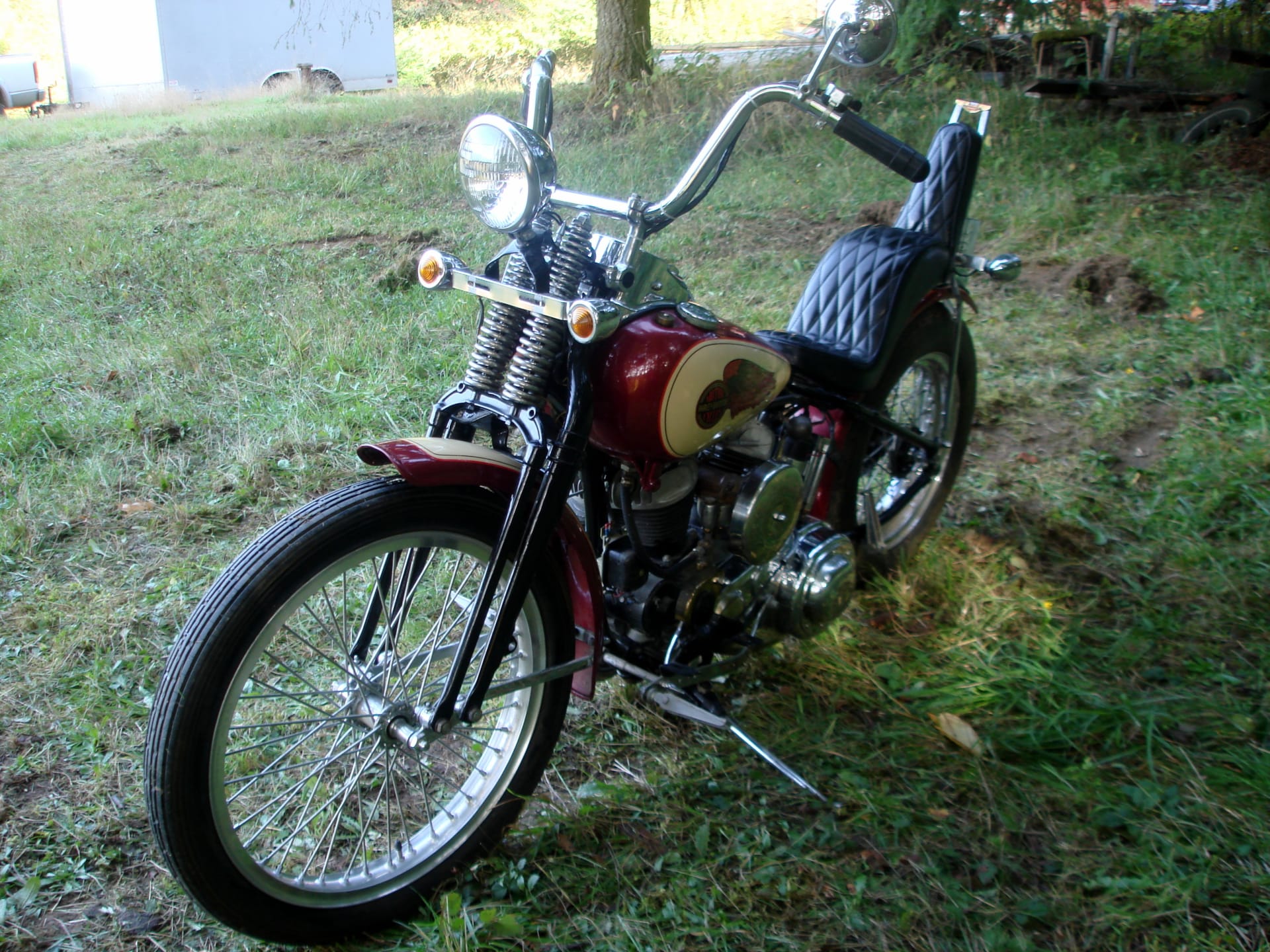 1955 Harley-Davidson 45 Bobber at Las Vegas Motorcycles 2020 as F108 ...