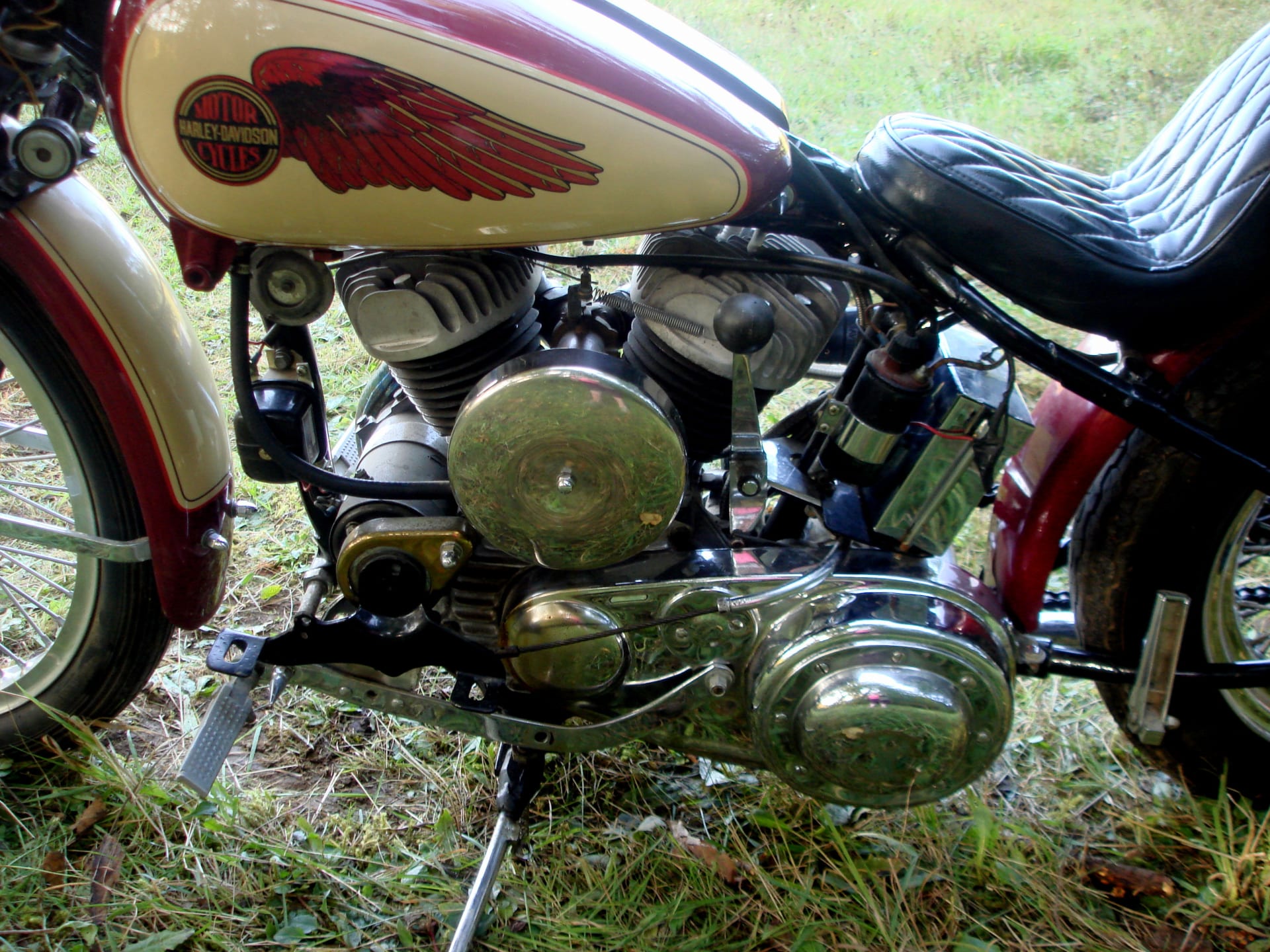 1955 Harley-Davidson 45 Bobber at Las Vegas Motorcycles 2020 as F108 ...