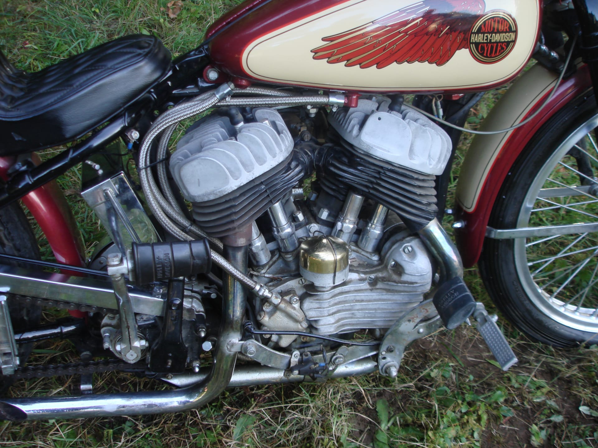 1955 Harley-Davidson 45 Bobber at Las Vegas Motorcycles 2020 as F108 ...