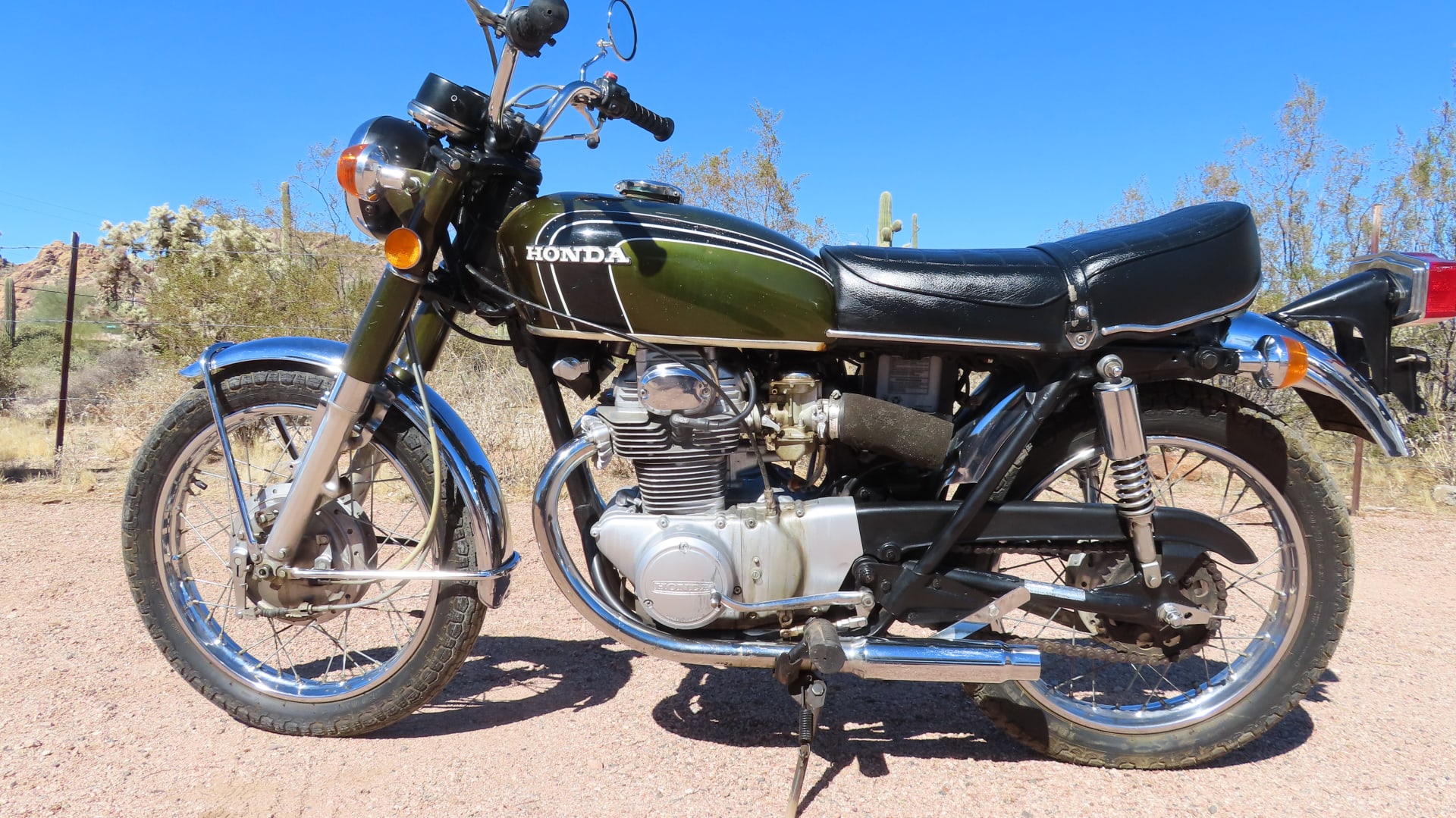 1972 Honda Cb350 at Las Vegas Motorcycles 2021 as W93 - Mecum Auctions