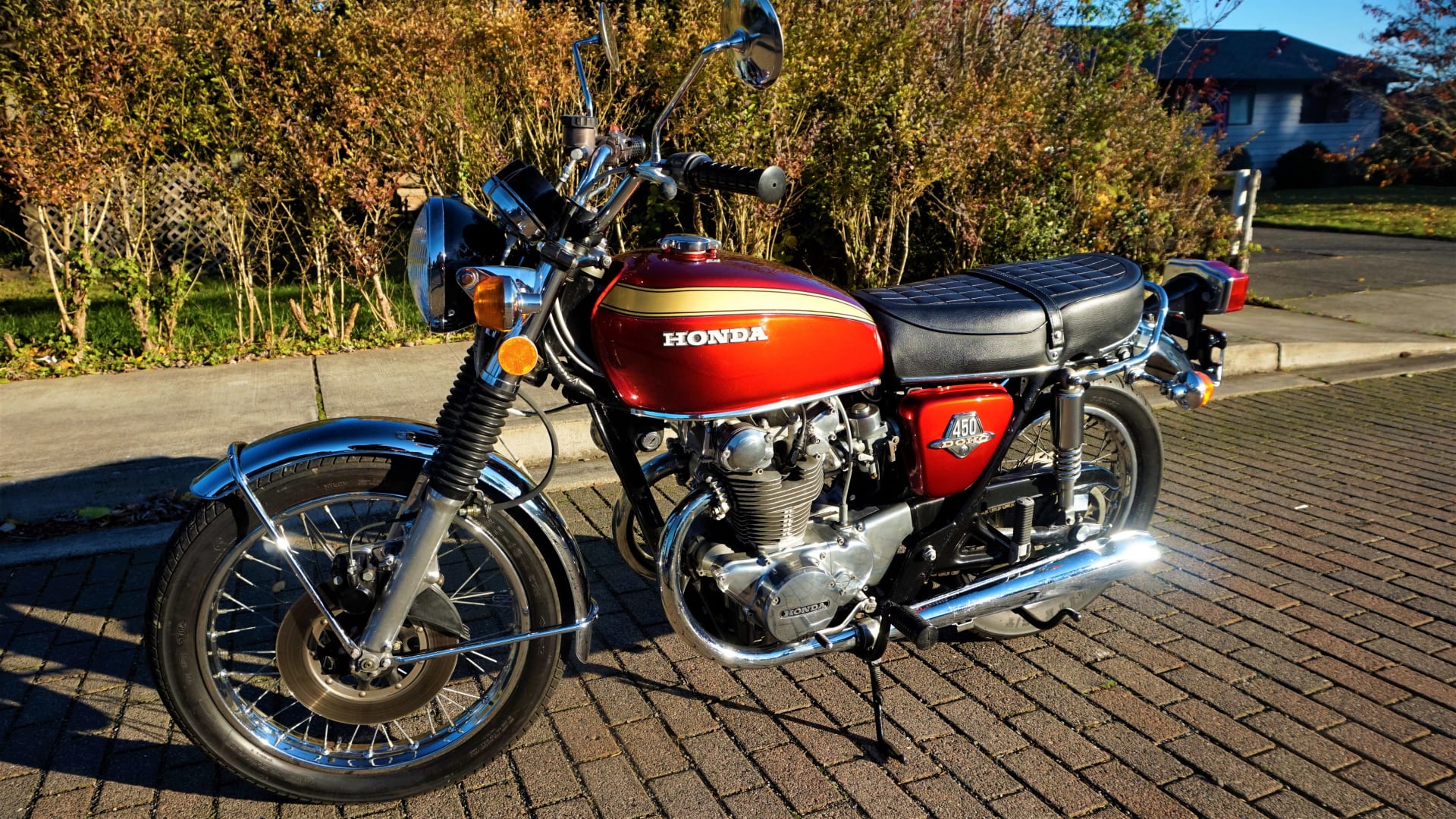 1973 Honda CB450 at Las Vegas Motorcycles 2021 as T100 - Mecum Auctions