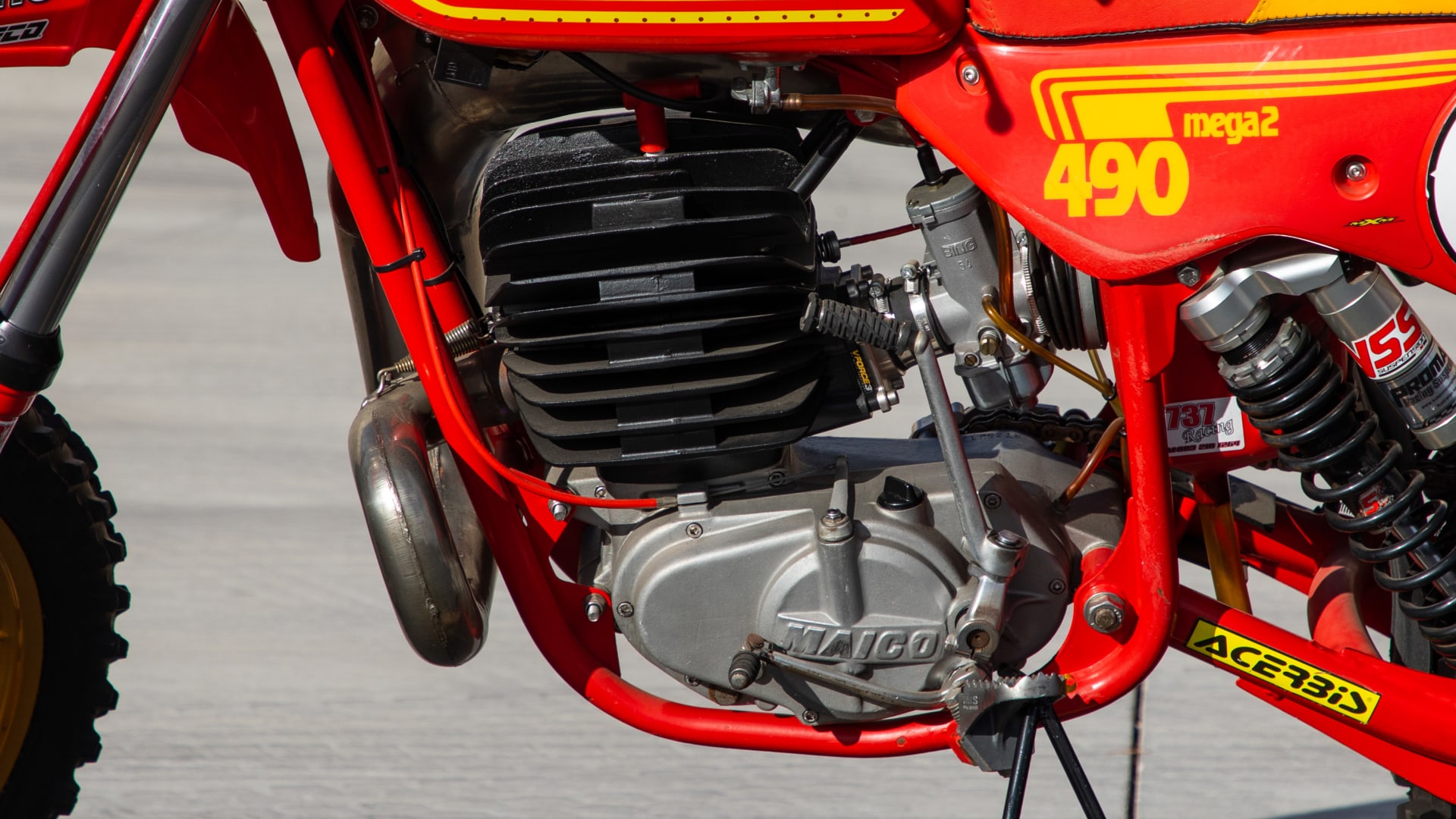 1981 Maico 490 Mega 2 at Las Vegas Motorcycles 2021 as T287 - Mecum ...