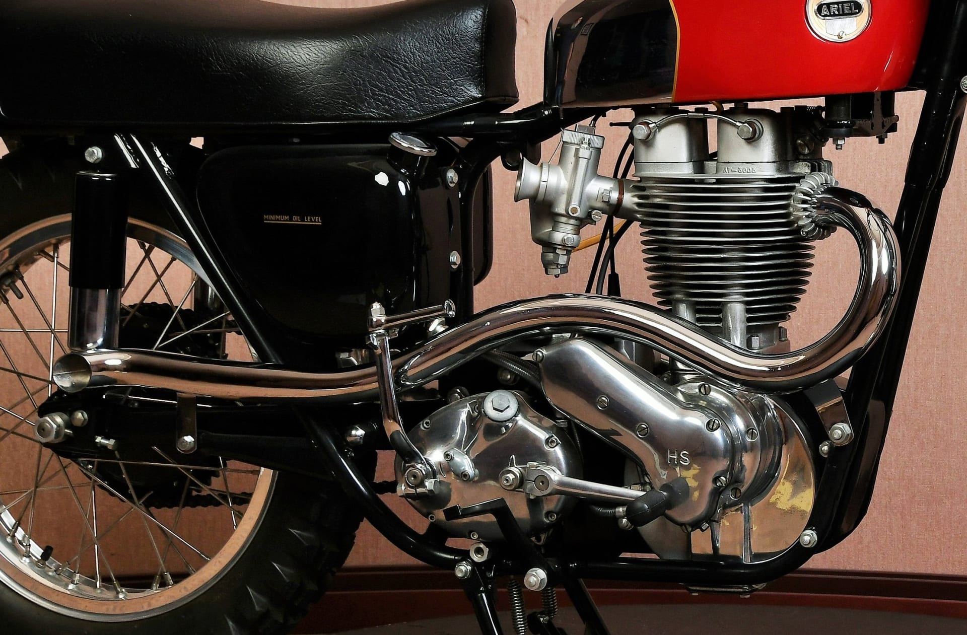 1955 Ariel 500 Scrambler at Las Vegas Motorcycles 2021 as F184 - Mecum ...