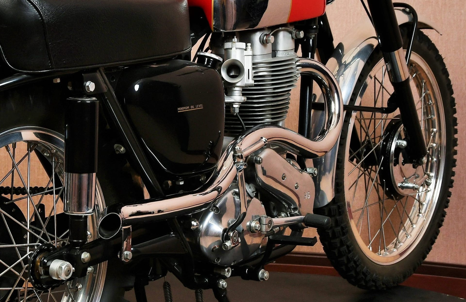 1955 Ariel 500 Scrambler at Las Vegas Motorcycles 2021 as F184 - Mecum ...