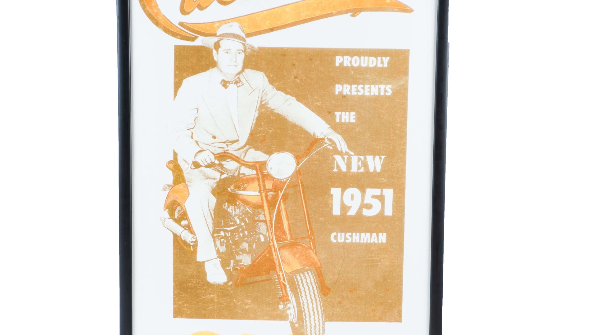 Cushman 1951 Eagle Printed Poster Board at Las Vegas Motorcycles 2021 ...