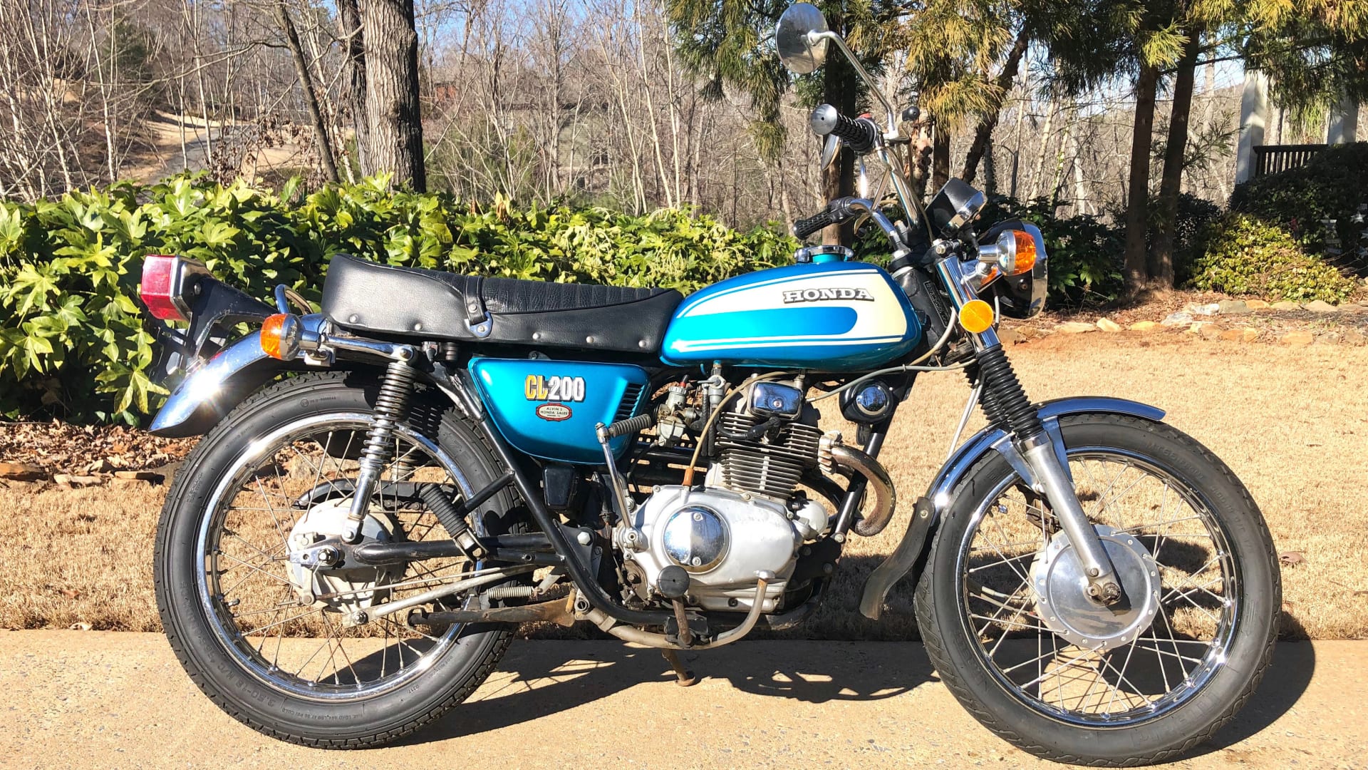 1974 Honda CL200 at Las Vegas Motorcycles 2021 as T46 - Mecum Auctions