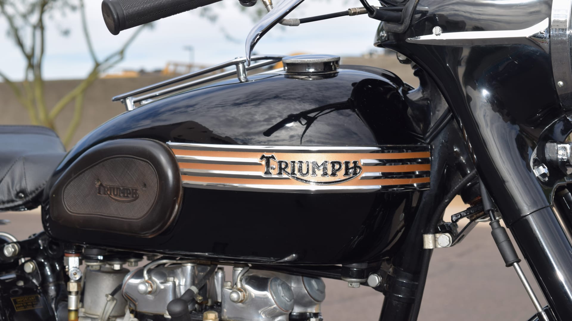 1953 Triumph 6t Blackbird at Las Vegas Motorcycles 2022 as F206 - Mecum ...