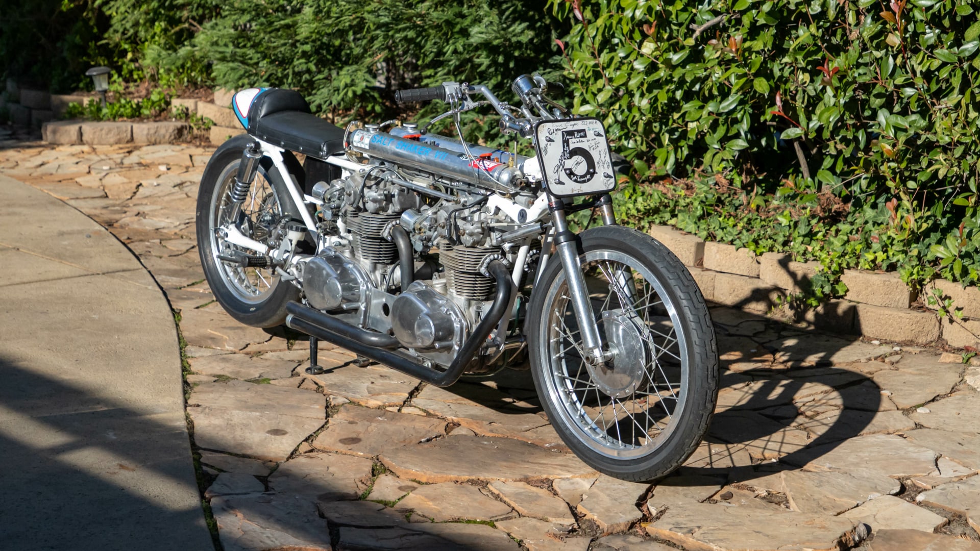 1972 Honda Double 450 Salt Flat Racer Salt Shaker VII at Las Vegas ...