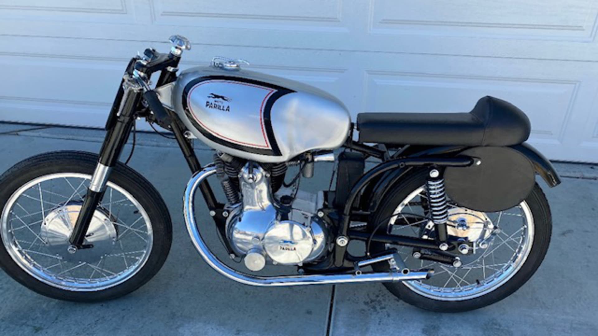 1956 Parilla Lusso Veloce Race Bike at Las Vegas Motorcycles 2022 as ...