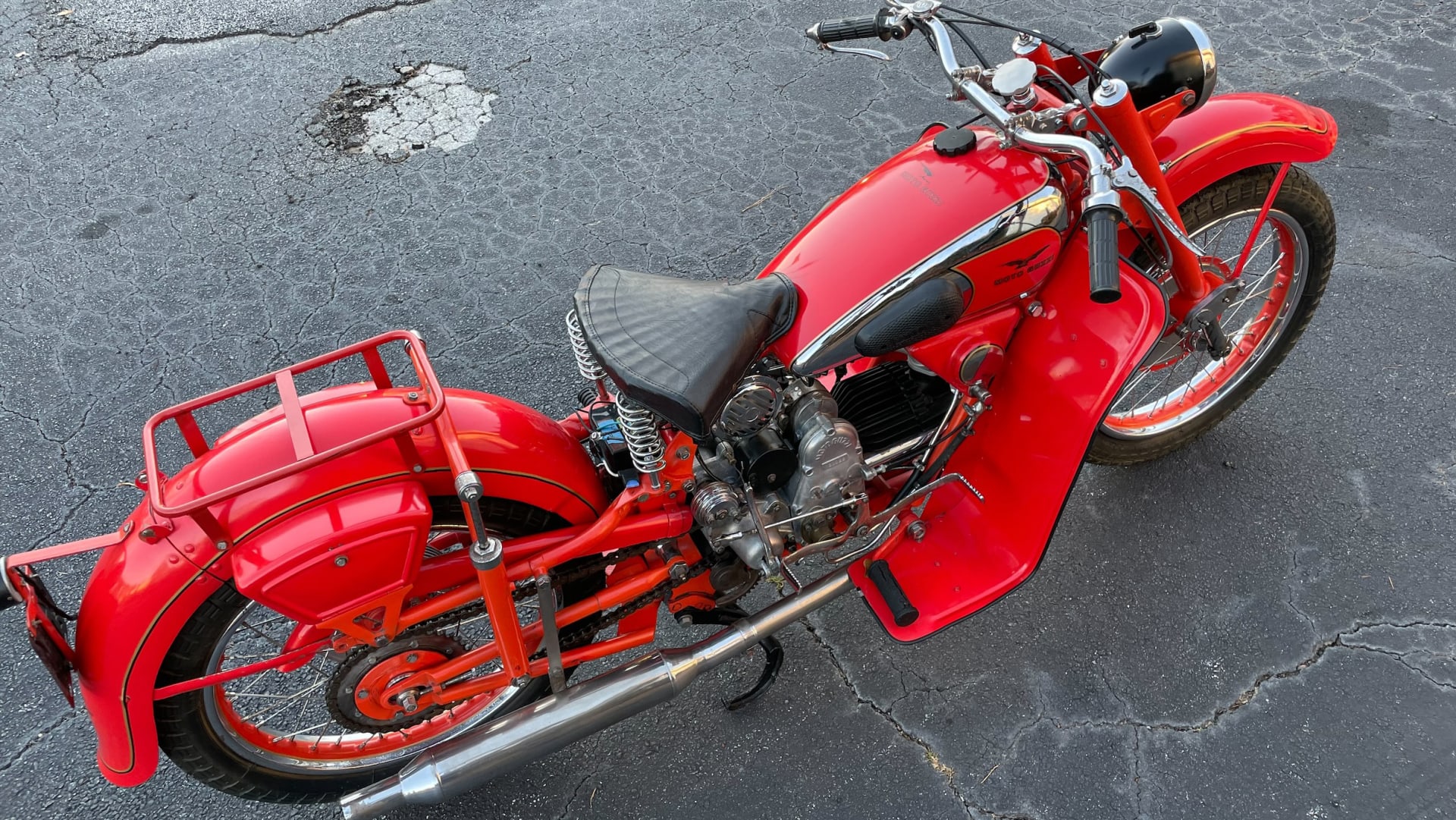 1952 Moto Guzzi Gtv 500cc Single at Las Vegas Motorcycles 2022 as S123 - Mecum Auctions