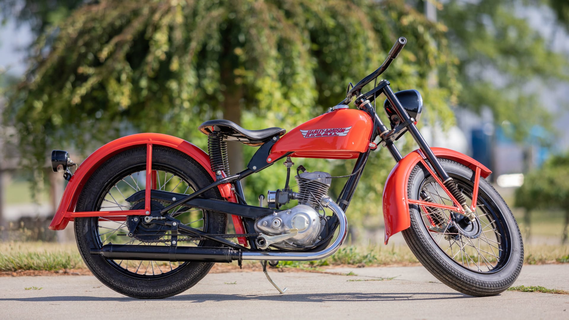 1955 Harley-Davidson Hummer B at Las Vegas Motorcycles 2023 as S252 ...
