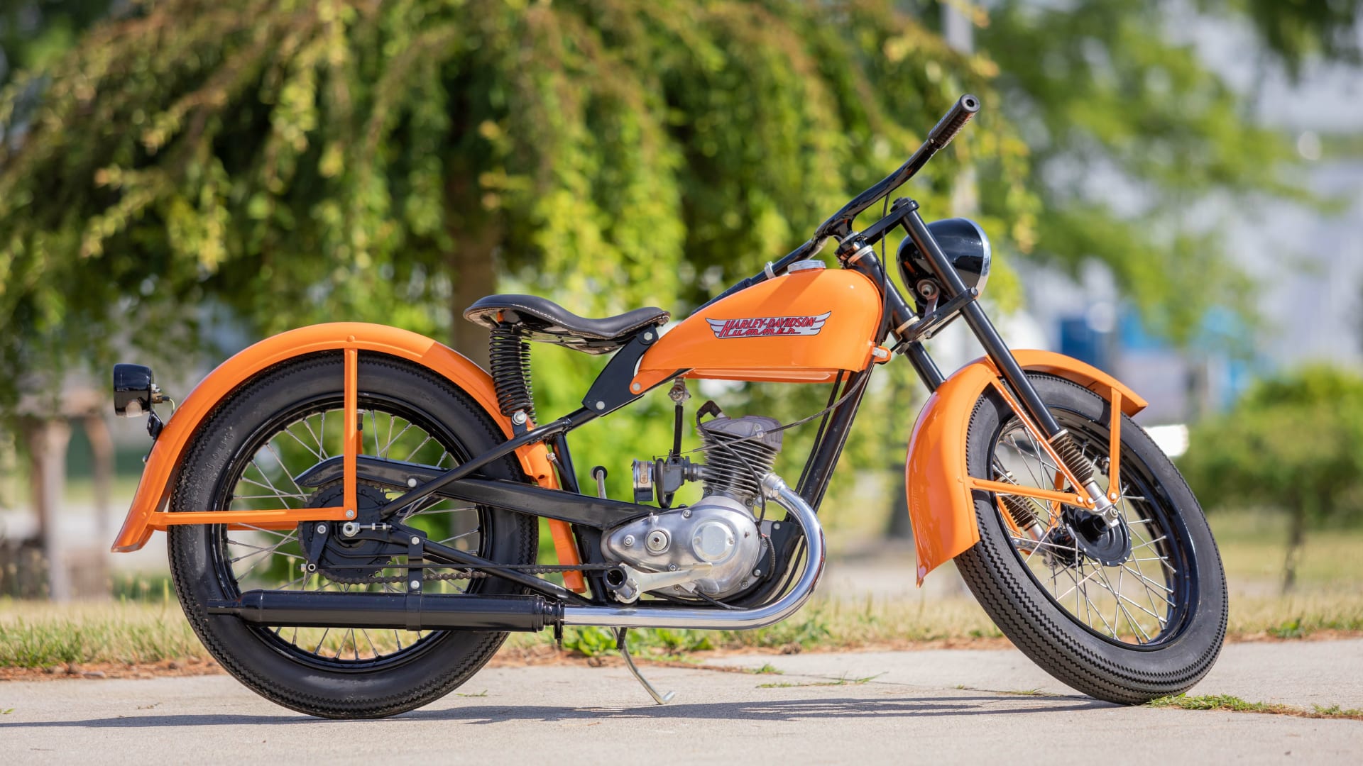 1956 Harley-Davidson Hummer B at Las Vegas Motorcycles 2023 as S254 ...