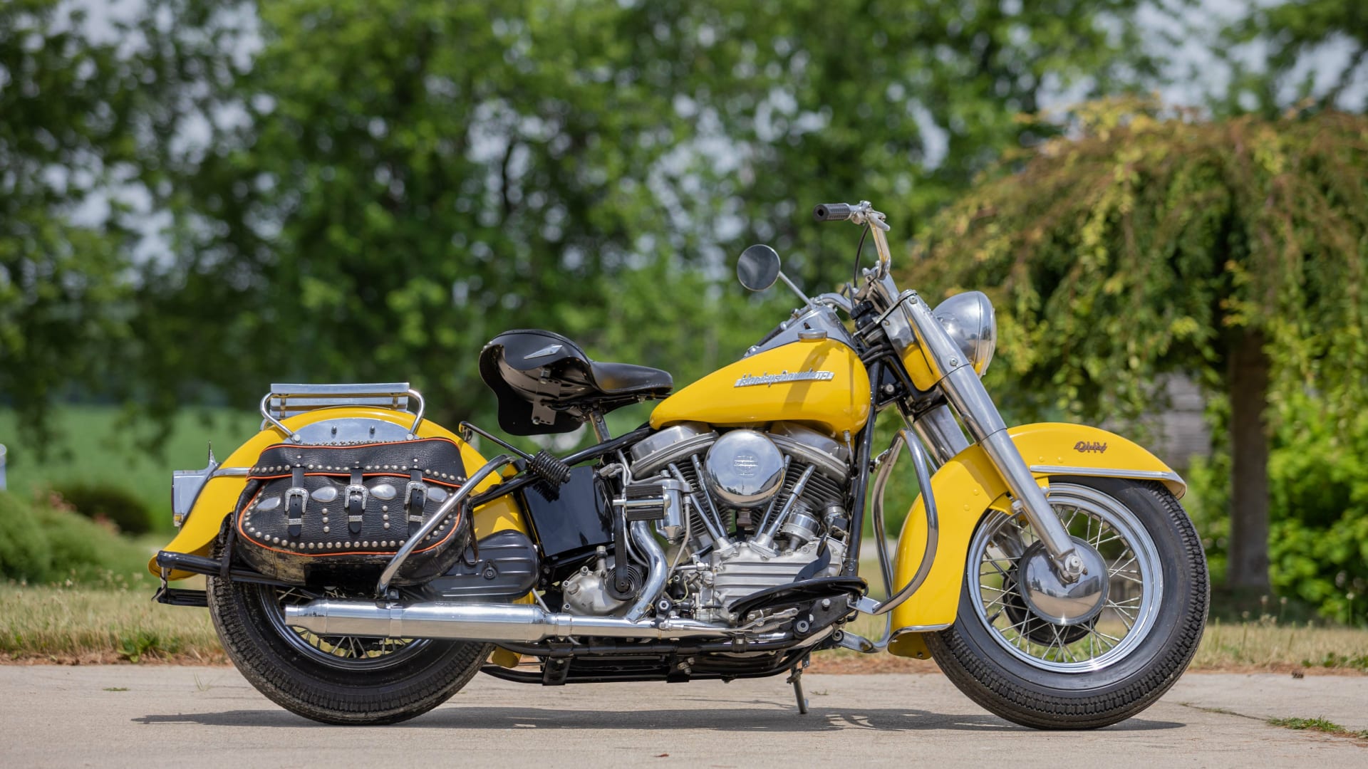 1954 Harley-Davidson Deluxe OHV Rigid Panhead 50th Anniversary at Las ...