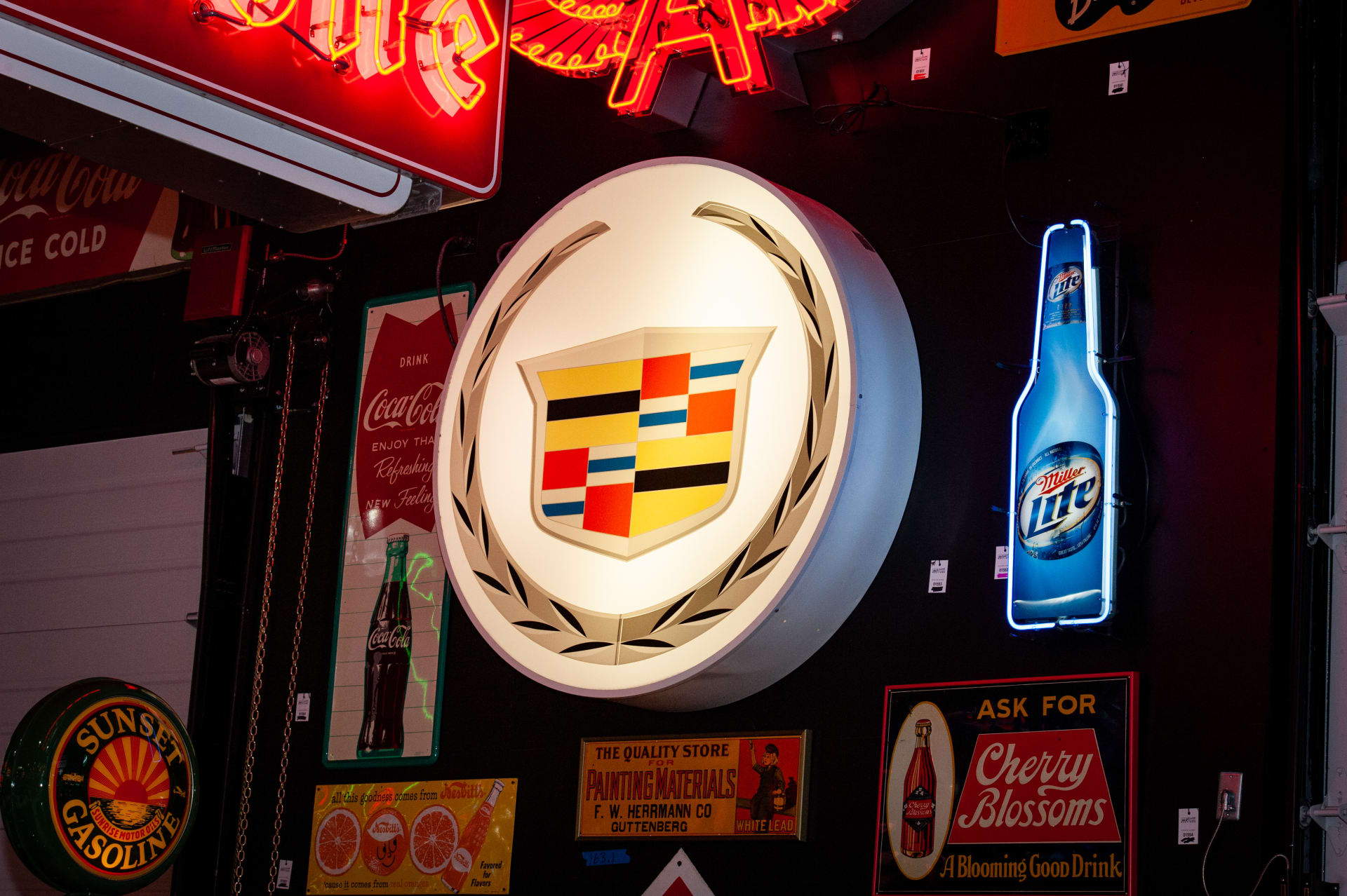Cadillac Led Sign at The Eddie Vannoy Collection 2020 as K425 - Mecum ...