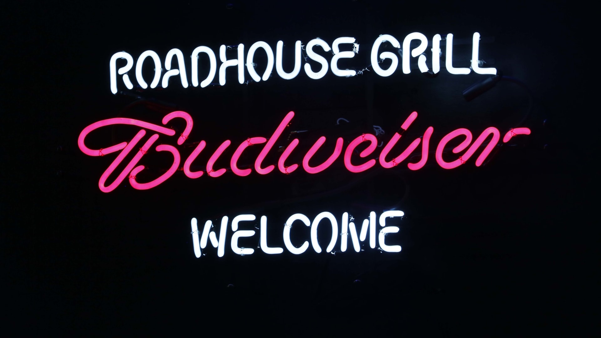Budweiser Roadhouse Grill Neon Sign at The Eddie Vannoy Collection 2020 ...