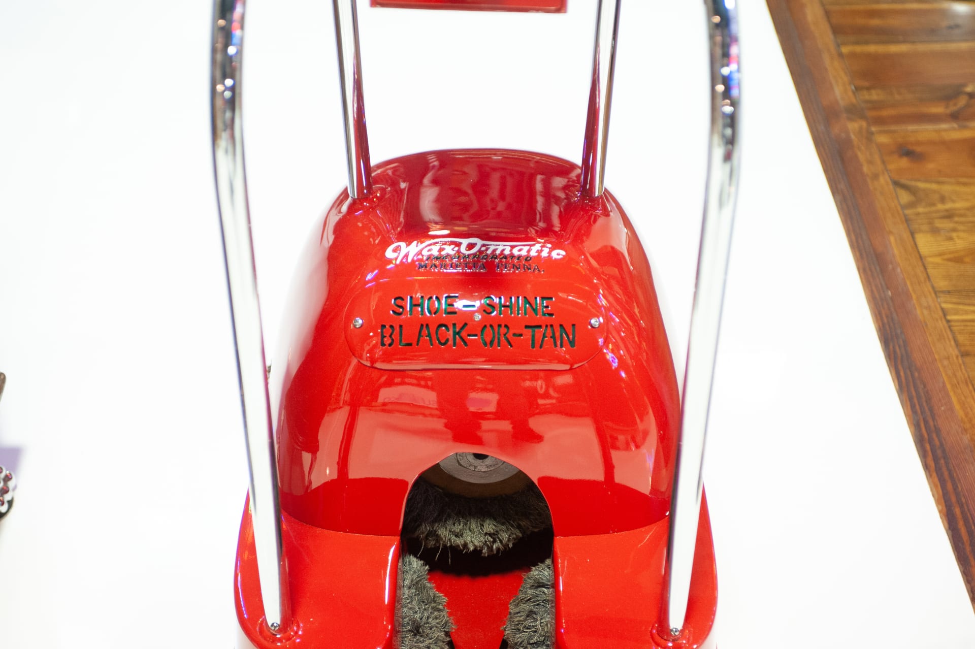Wax-O-Matic Shoe Shining Machine at The Eddie Vannoy Collection 2020 as ...