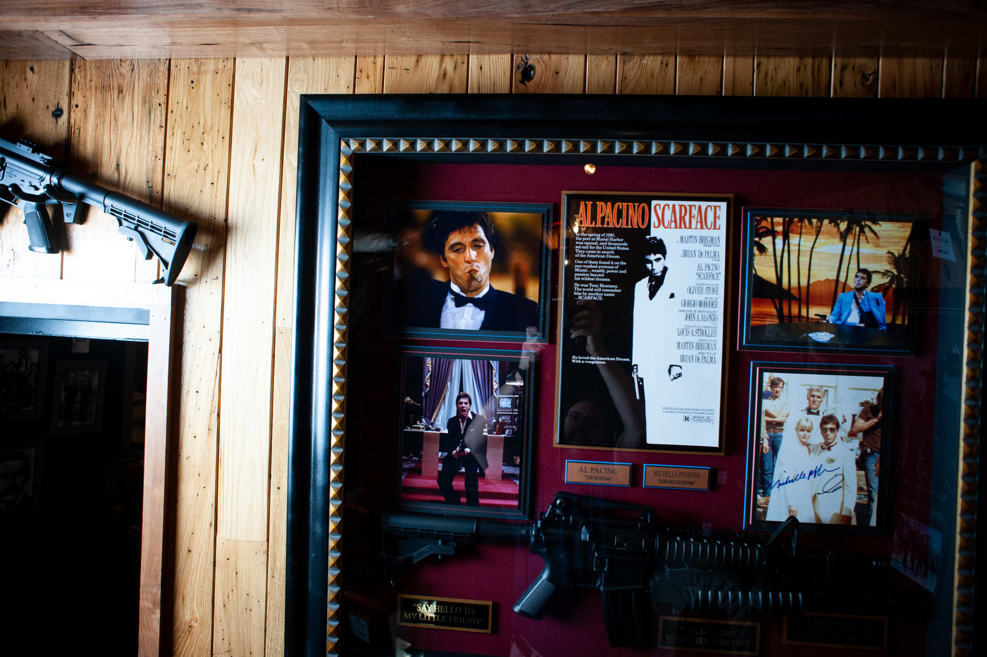 Scarface Movie Ar-15 Prop And Shadowbox at The Eddie Vannoy Collection ...
