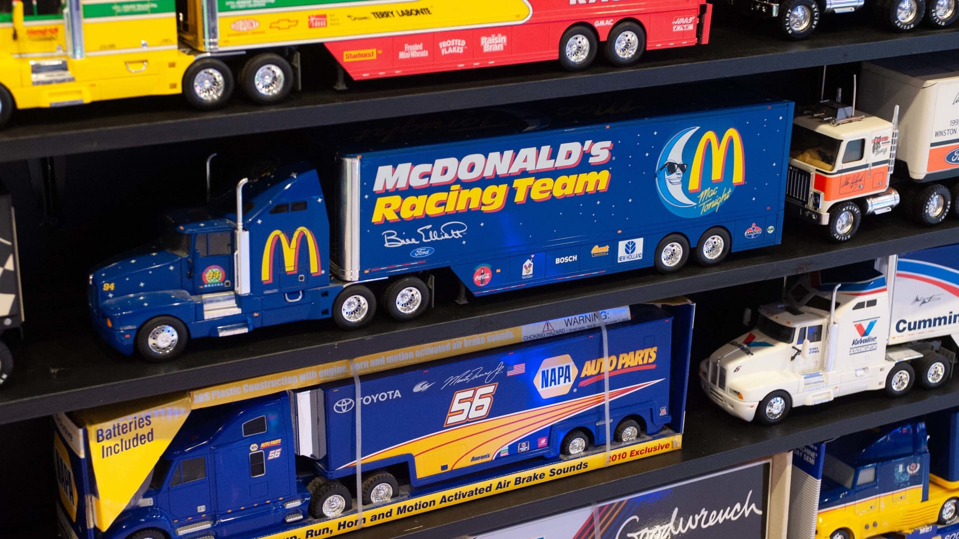NASCAR Mcdonald's Racing Team Scale Model Truck And Trailer at The ...