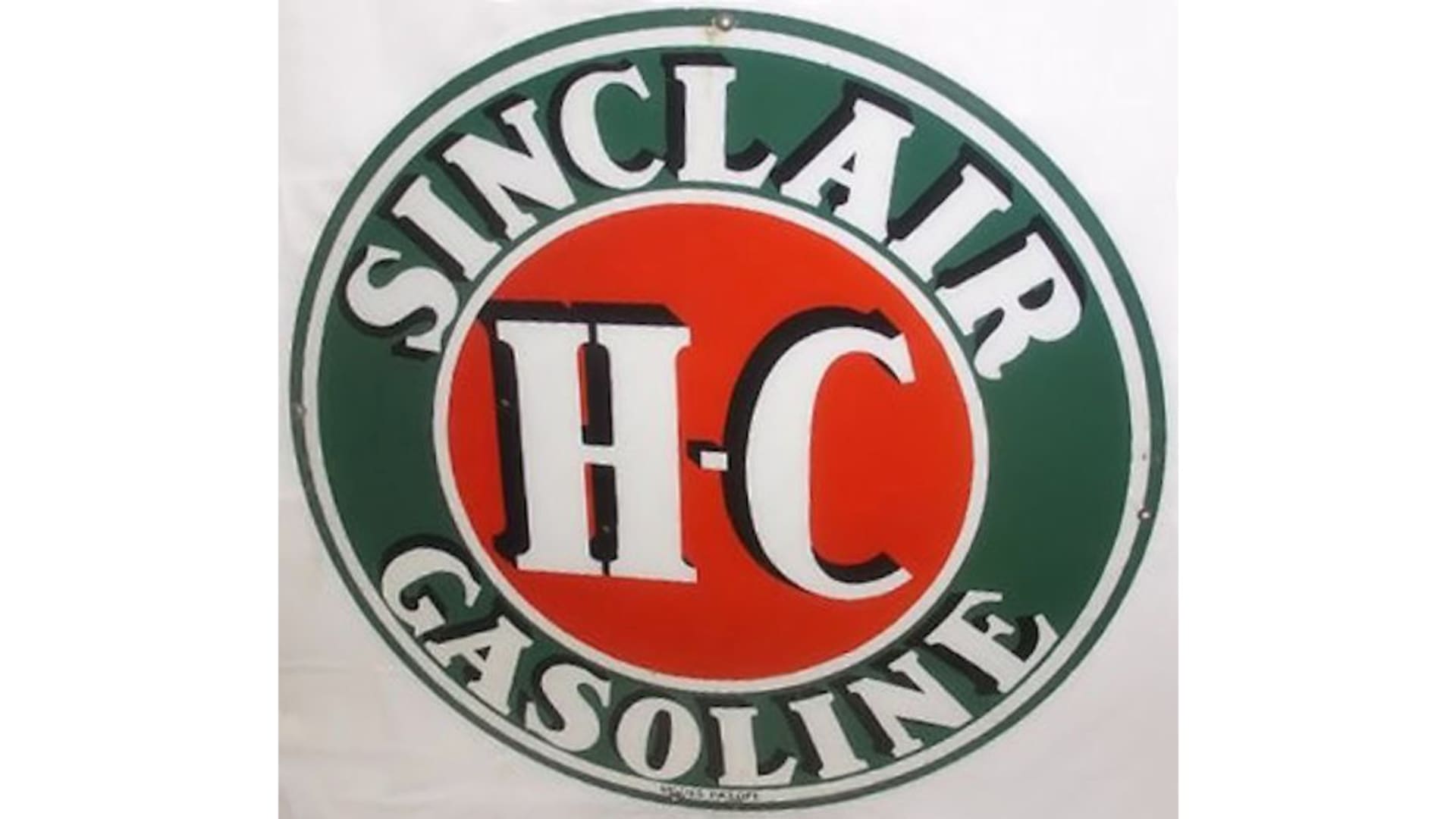 Sinclair HC Gasoline Sign DSP 42x42 at Harrisburg 2015 as K31 - Mecum ...