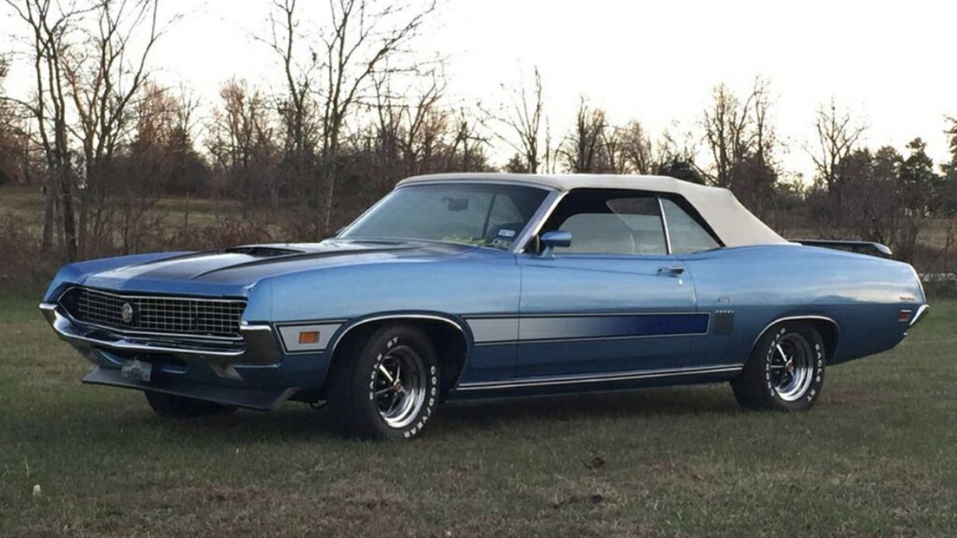 1970 Ford Torino GT Convertible at Harrisburg 2022 as S91 - Mecum Auctions