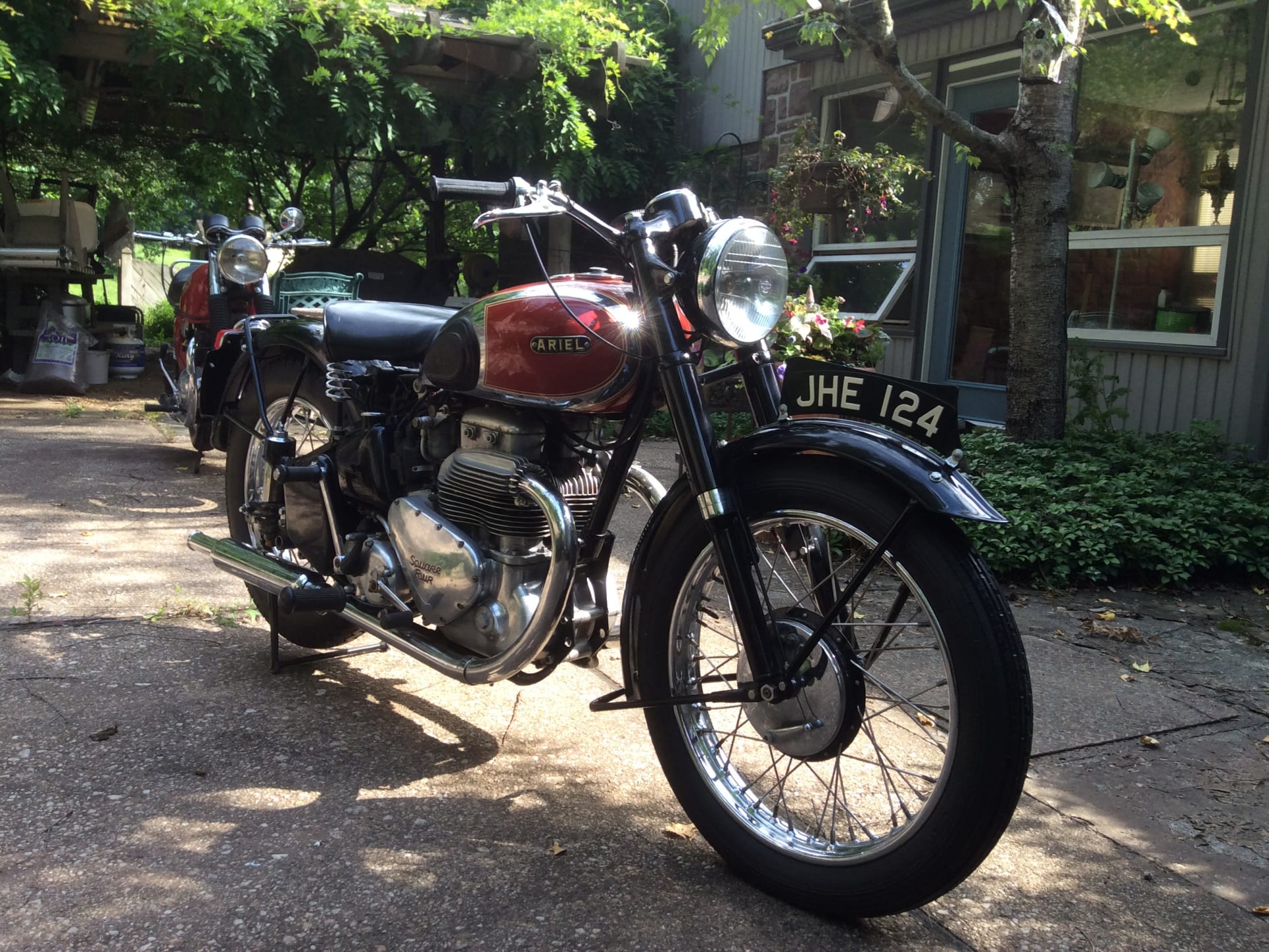 1949 Ariel MK I Motorcycle at Harrisburg Motorcycles 2014 as U166 ...