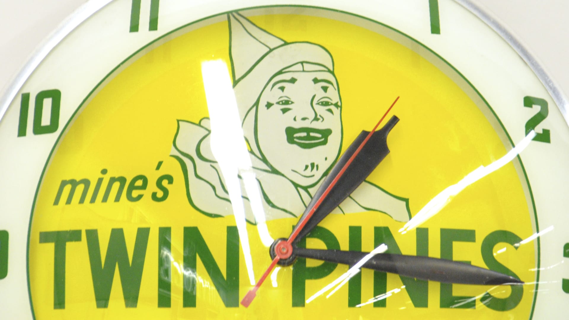 Mines Twin Pines Bubble Clock 15.5x15.5 at The Road Art Auction 2015 as ...