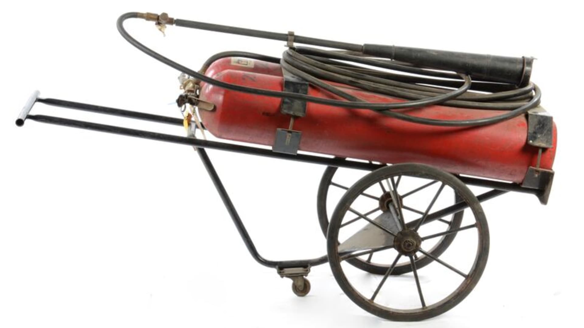 General Wheeled Fire Extinguisher Cart 24x56x40 at The Road Art Auction ...