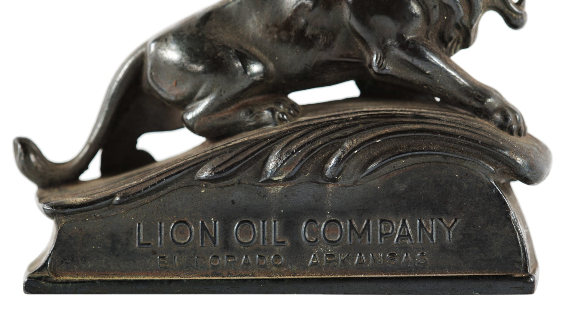 Lion Oil Company Paper Weight 3.5x2.75x1.5 at The Road Art Collection ...
