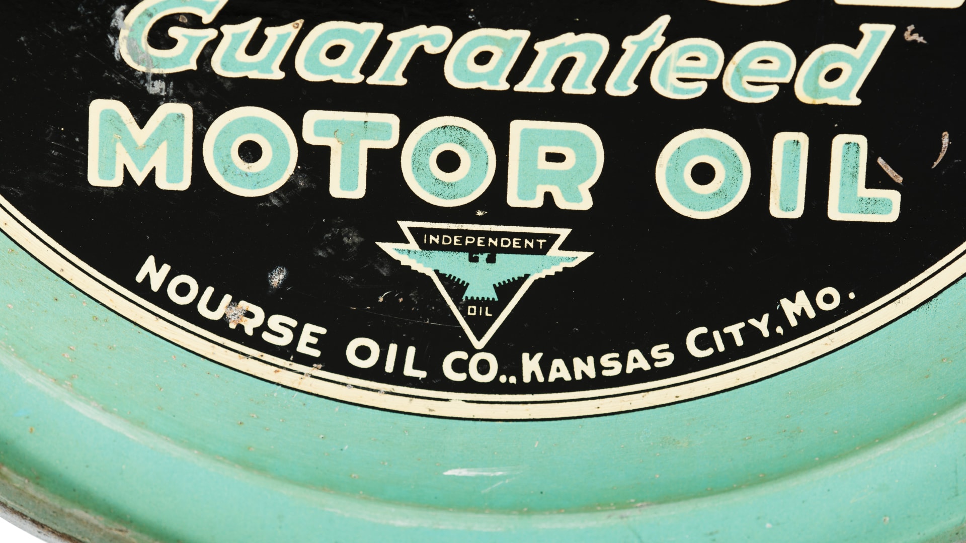 Nourse Guaranteed Motor Oil Five Gallon Oil Can at The Road Art ...