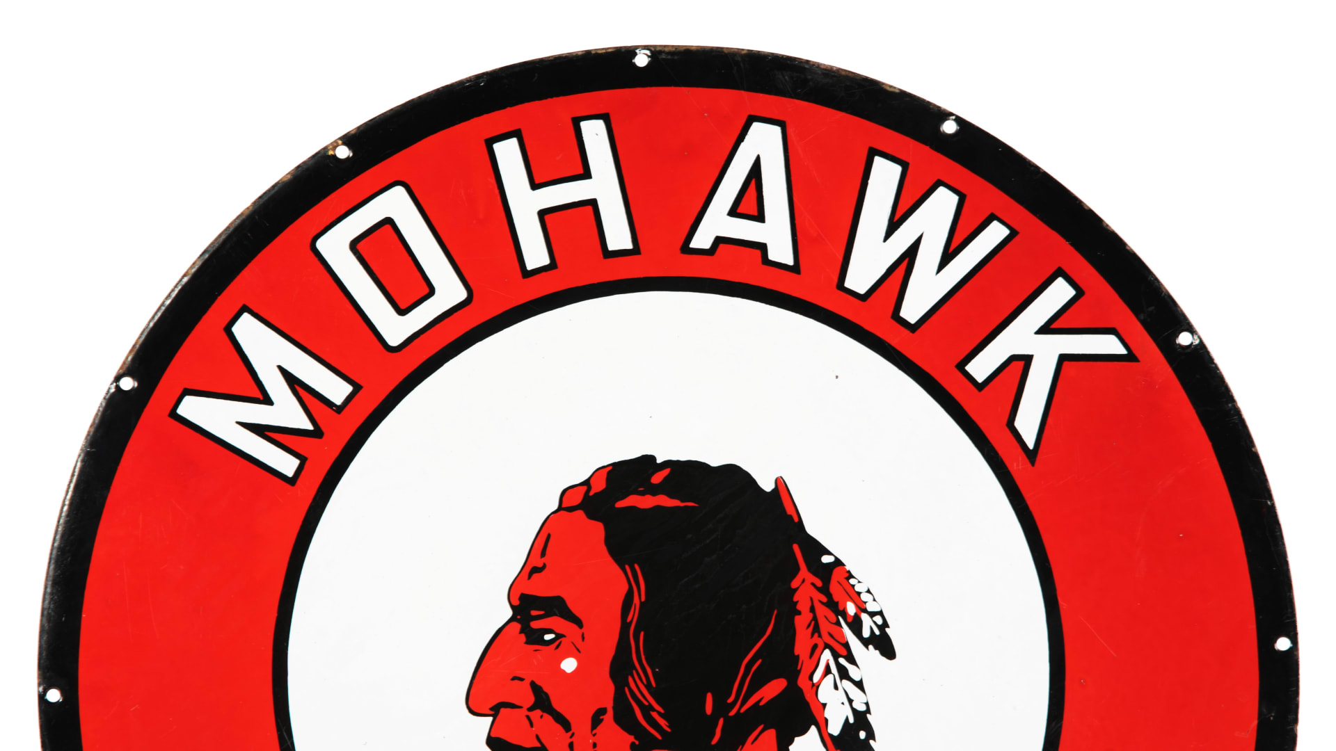 Mohawk Gasoline Sign DSP 27.5 Inches at The Road Art Collection 2016 as ...