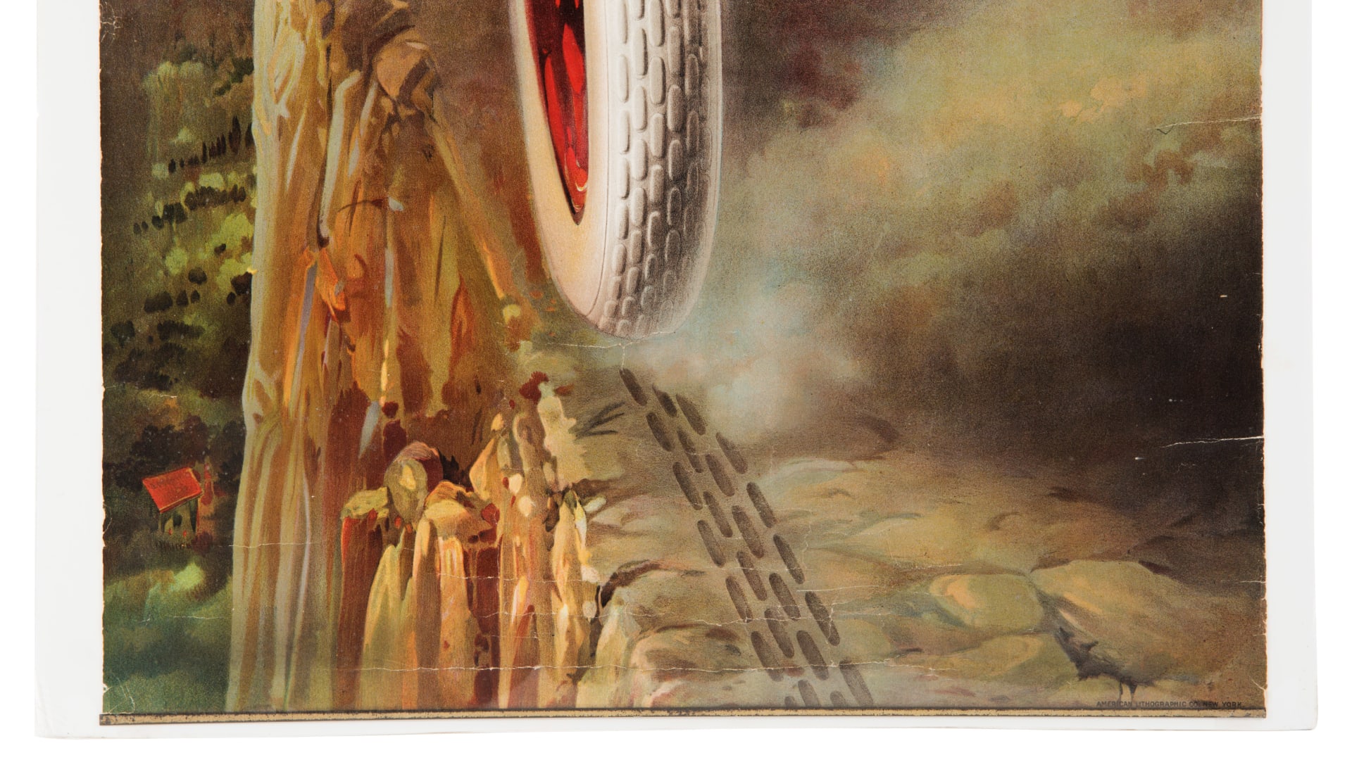 Republic Staggard Tread Tires Poster 20x50 at The Road Art Collection ...