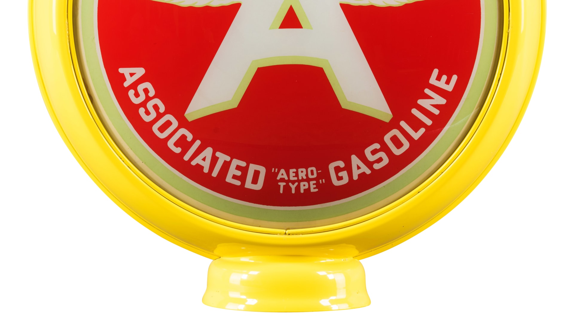 Flying A Associated Aero Type Gasoline Globe 15 Inches at The Road Art ...