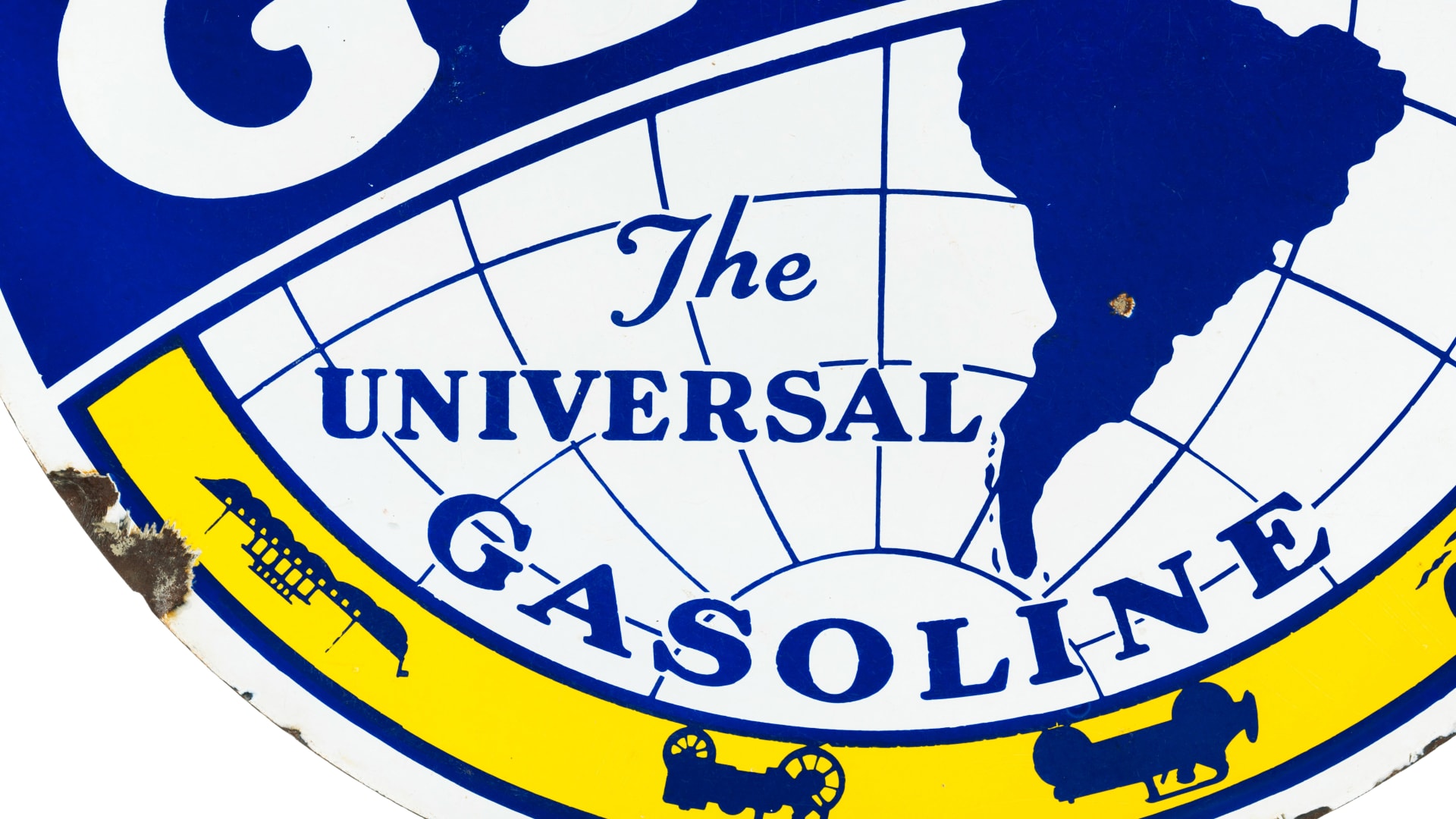 Globe Gasoline Sign DSP 29.75 Inches at The Road Art Collection 2016 as ...