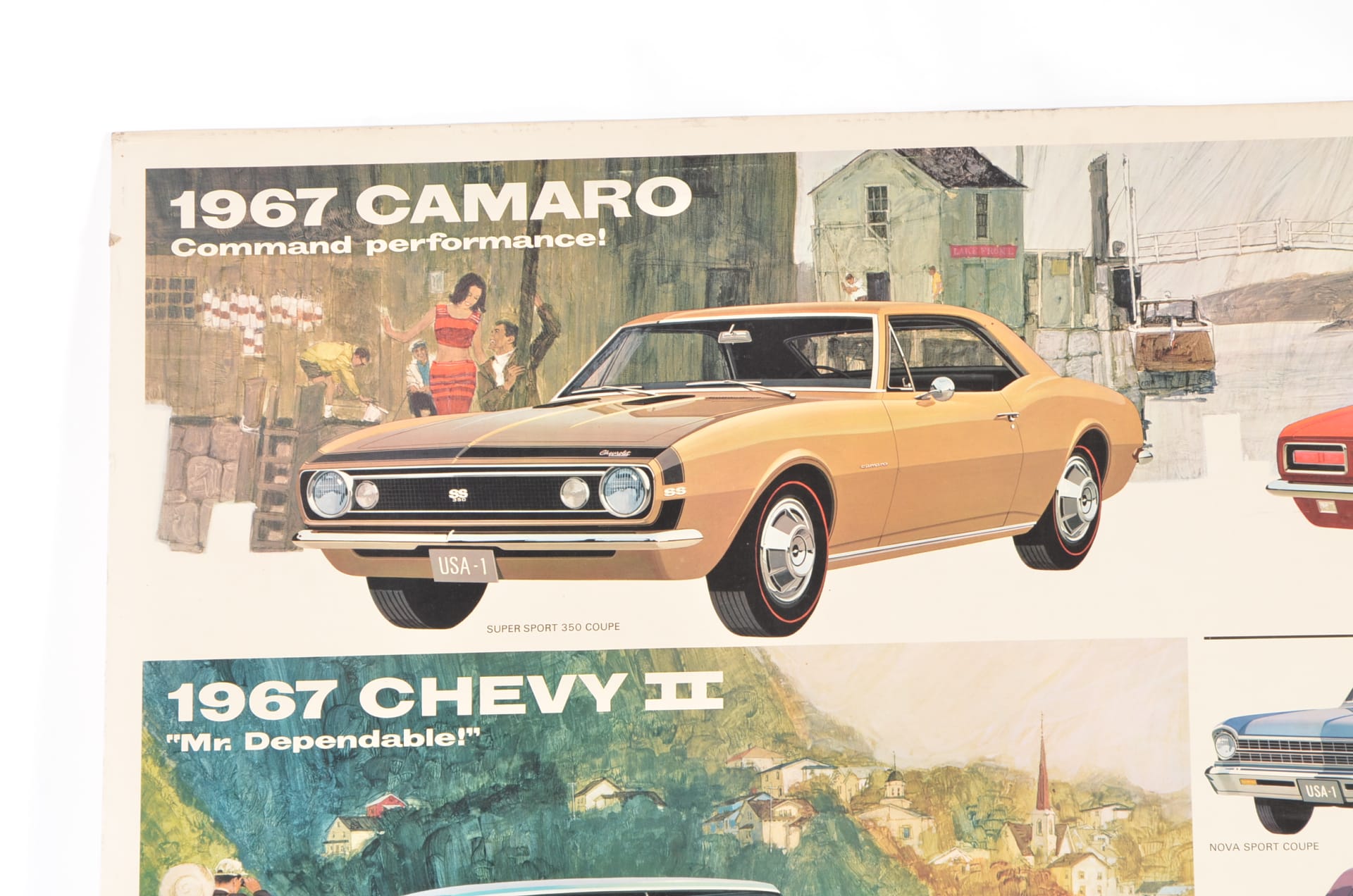 1967 Chevrolet Camaro Poster 60 In. X 40 In. at The Road Art Collection ...