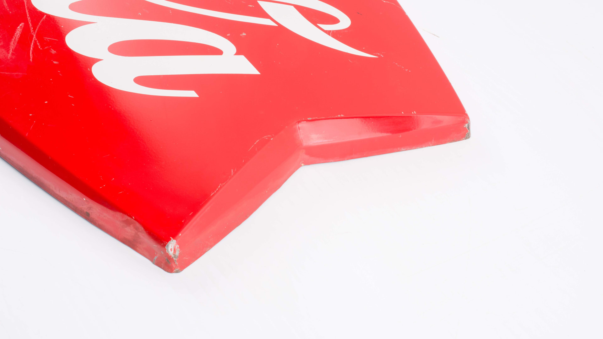 1960s Coca-Cola Fishtail Sign 42-in at Harrisburg Road Art 2019 as J334 ...