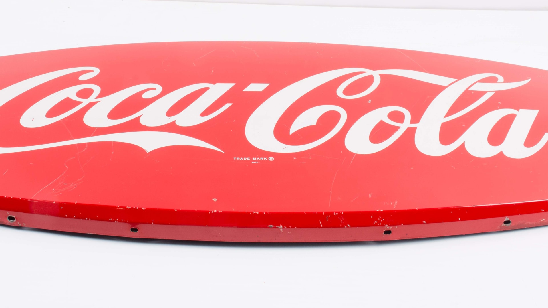 1960s Coca-Cola Fishtail Sign 42-in at Harrisburg Road Art 2019 as J334 ...