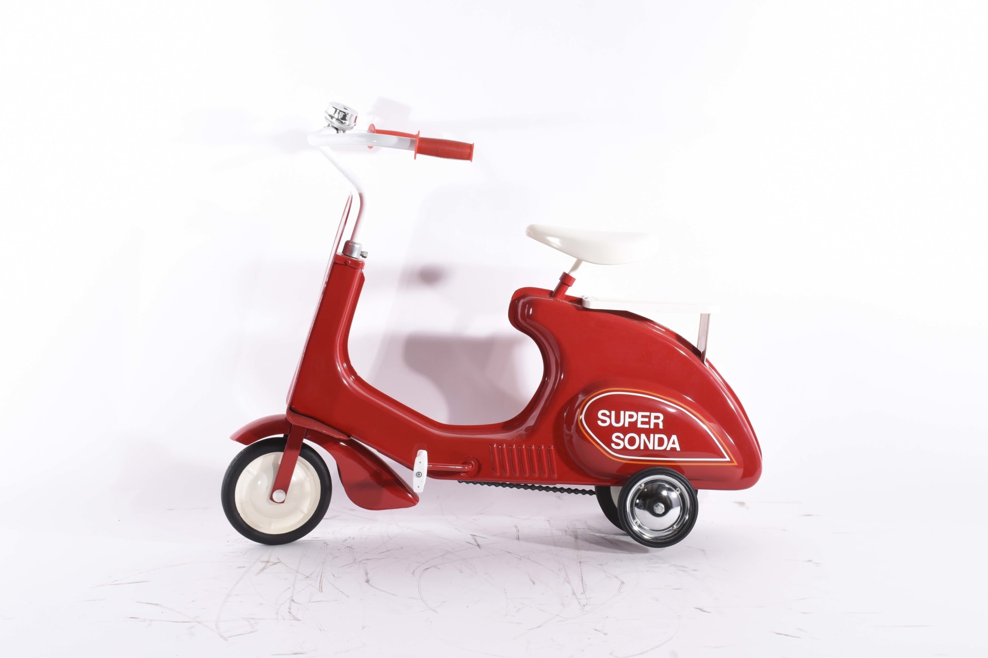 Restored 1950s Garton Super Sonda Pedal Scooter, Chain Drive 37x13x29 ...