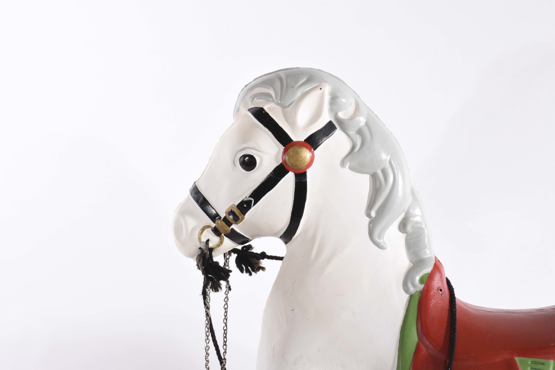 Restored 1940s Pressed Steel Toy Mobo Bronco Horse 26x8x30 at ...