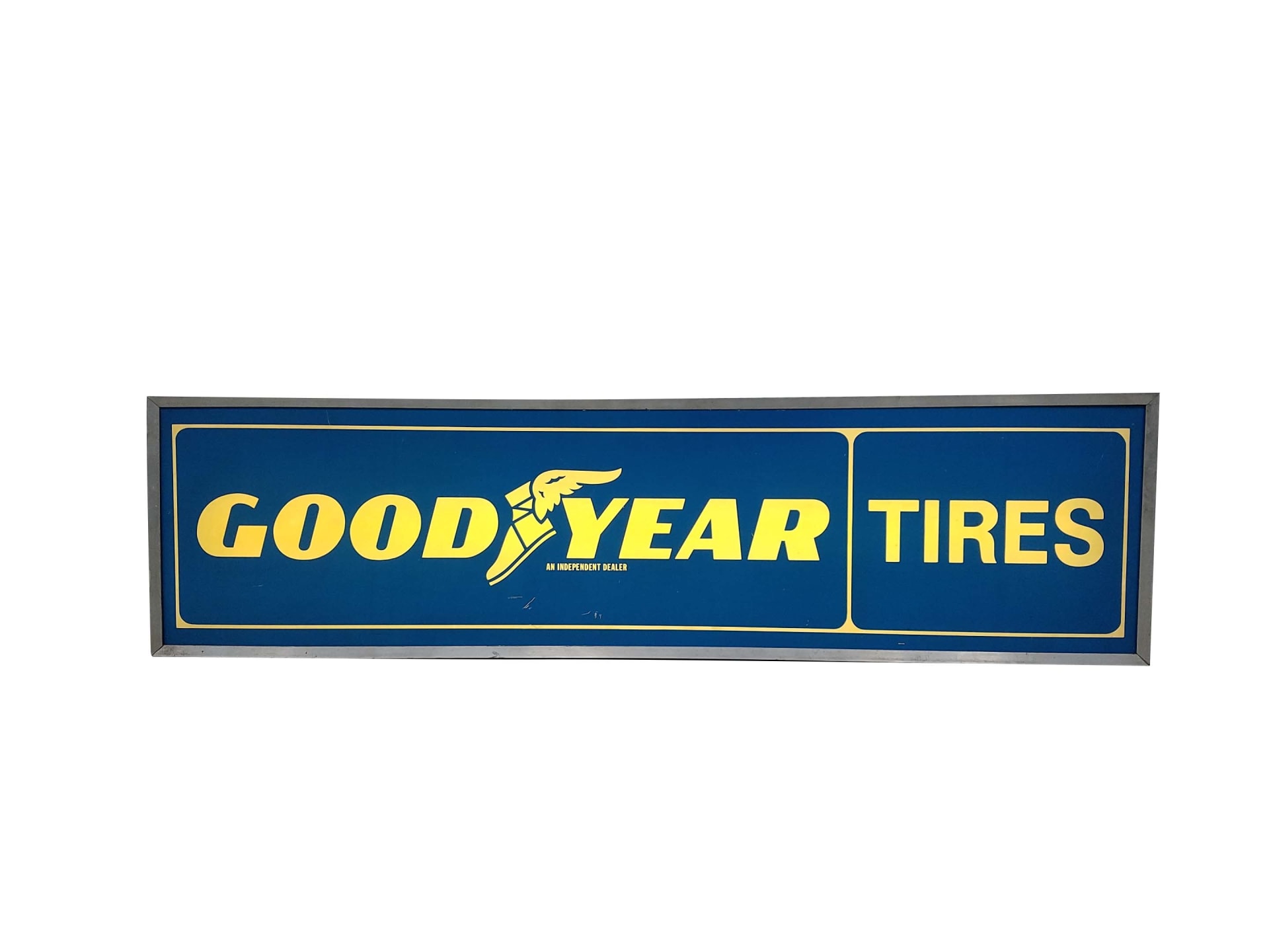1960s-70s Goodyear Tires Double-Sided Light Up Sign 36x10x4 at ...