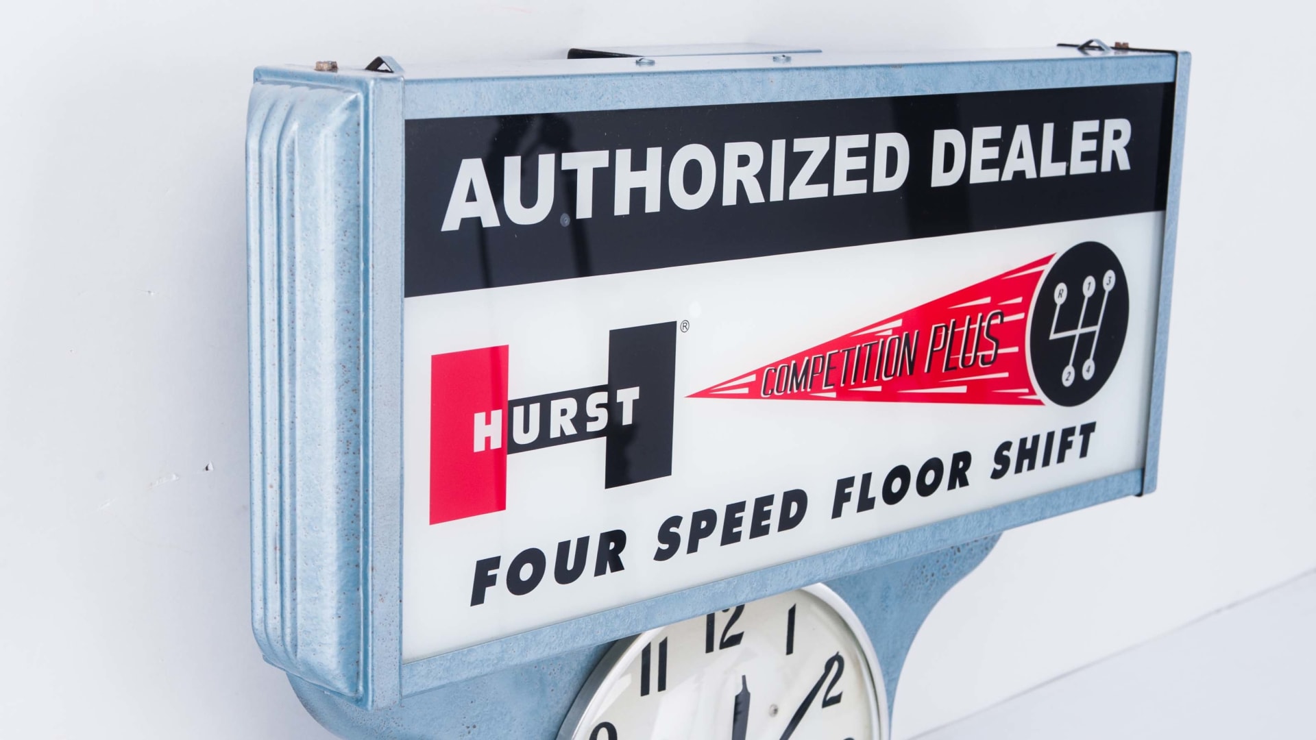 Hurst Authorized Dealer Lighted Clock, Reproduction 19x18 at Harrisburg ...