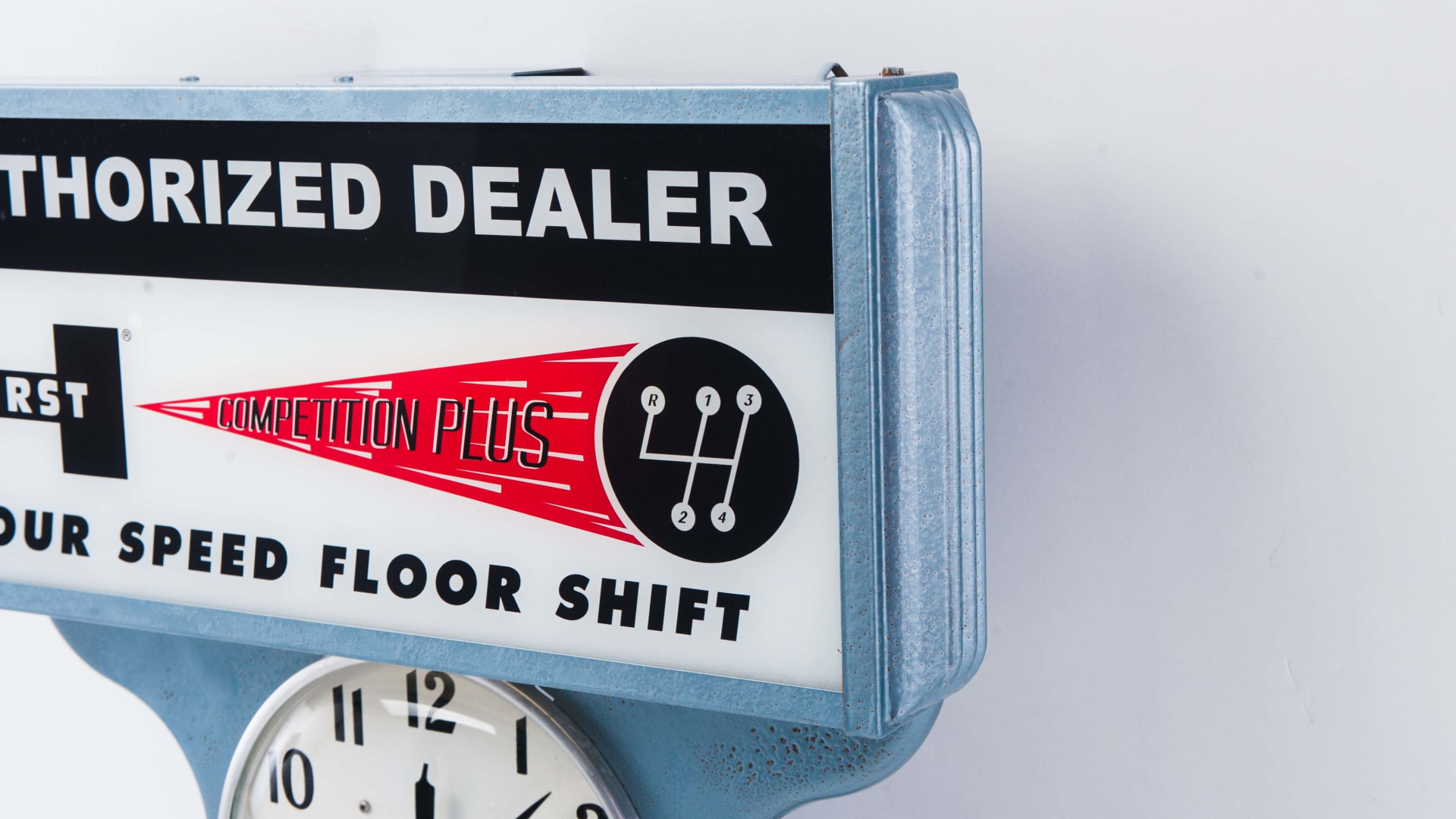 Hurst Authorized Dealer Lighted Clock, Reproduction 19x18 at Harrisburg ...