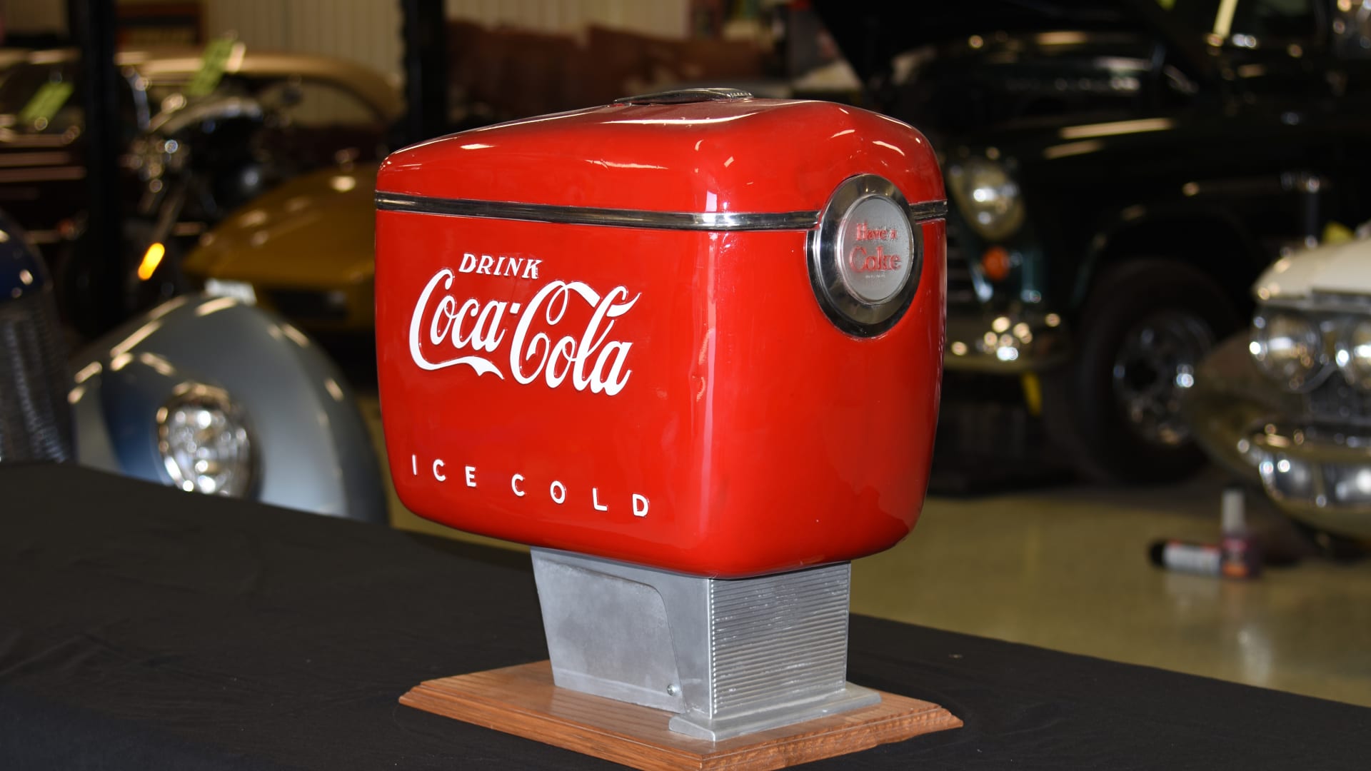 Coca-Cola Boat Motor Pop Dispenser 19x11x19 at Indy Road Art 2018 as ...