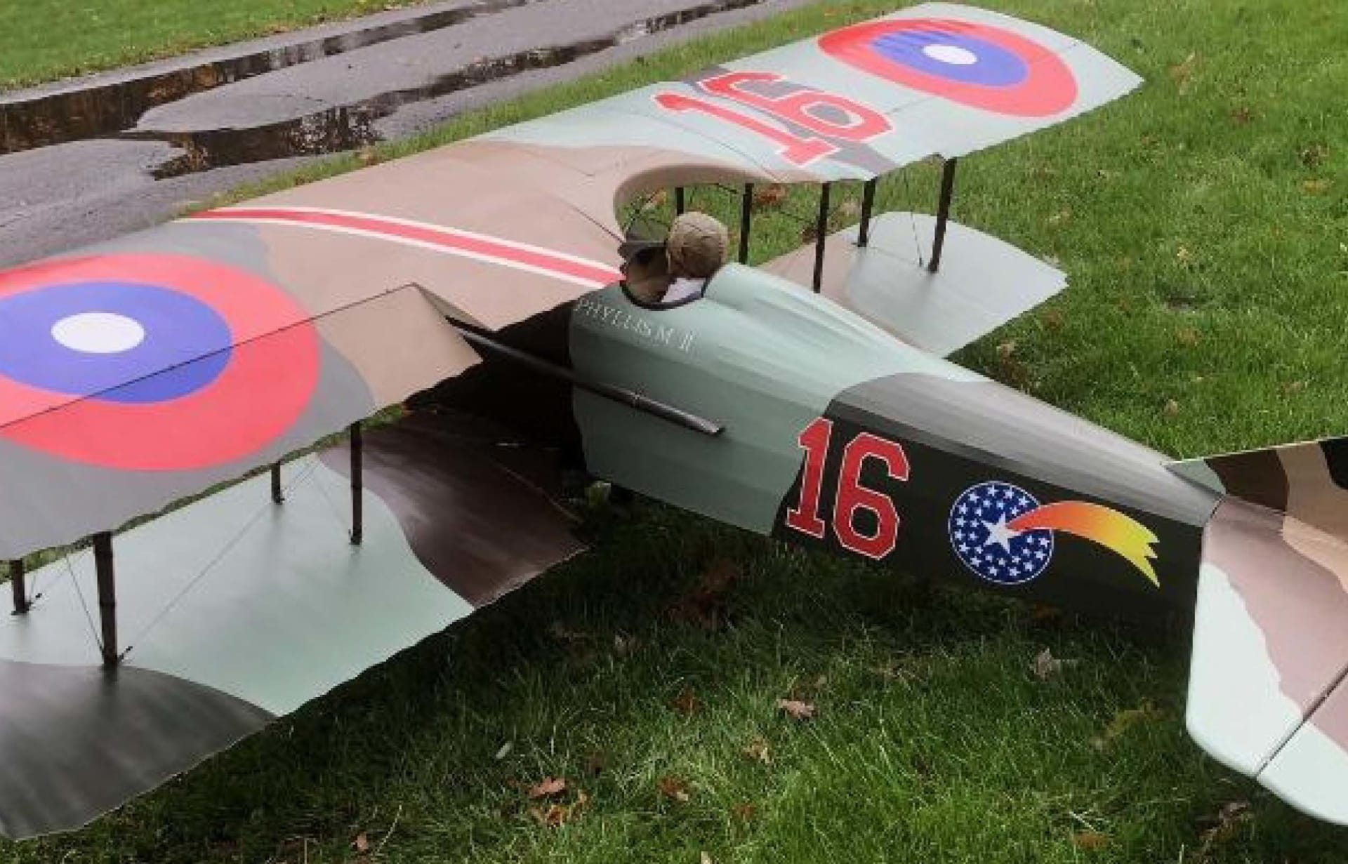 Spad Model Aircraft 96x126 at Indy Road Art 2019 as J251 - Mecum Auctions